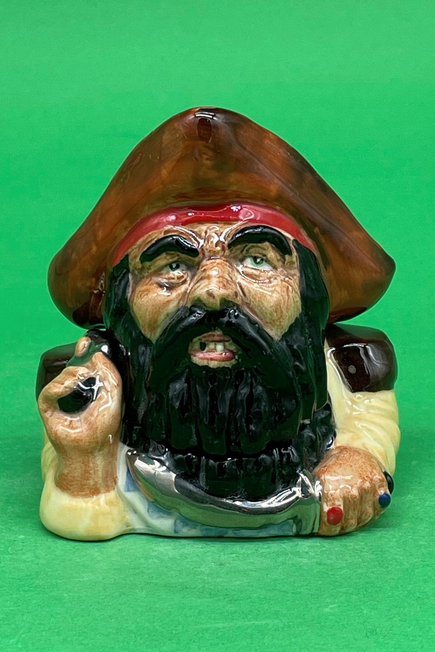 Blackbeard face pot - Kevin Francis circa 2006