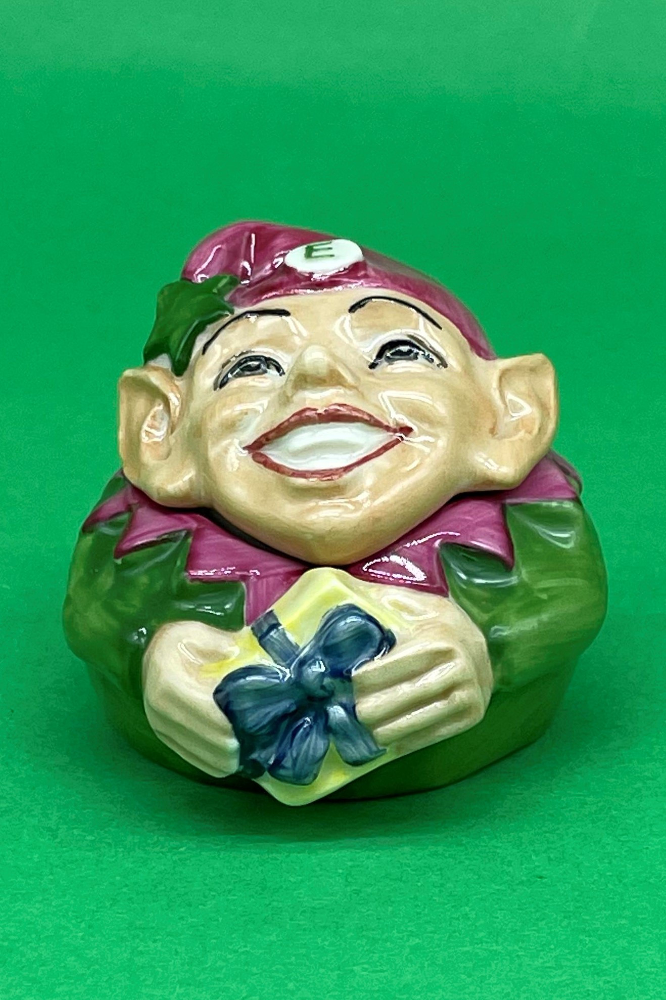Eric the Xmas Elf face pot - Kevin Francis circa 2001