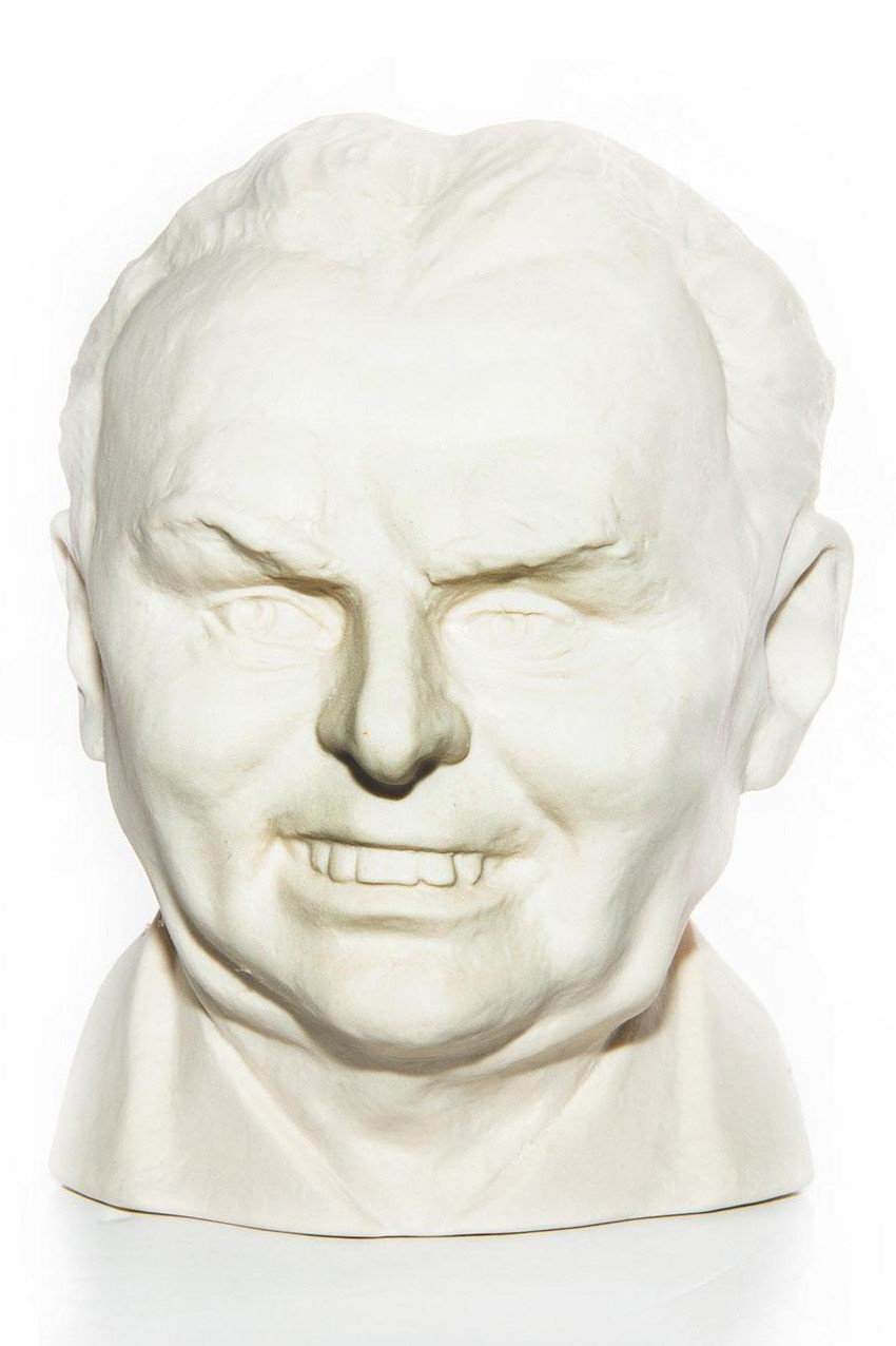 John G. Diefenbaker character jug white - Roy Charles Asplin circa 1970