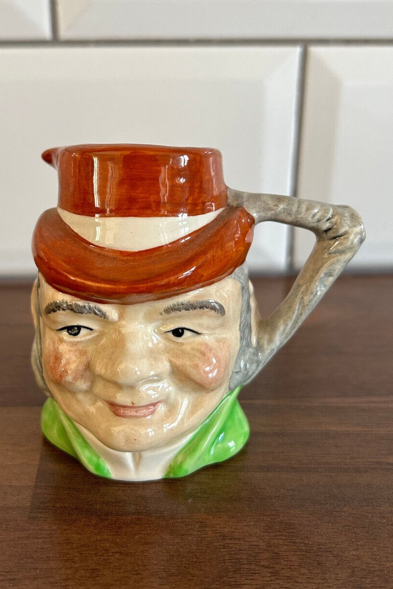 Tom Pearce character jug small - Widecombe Pottery circa 2000