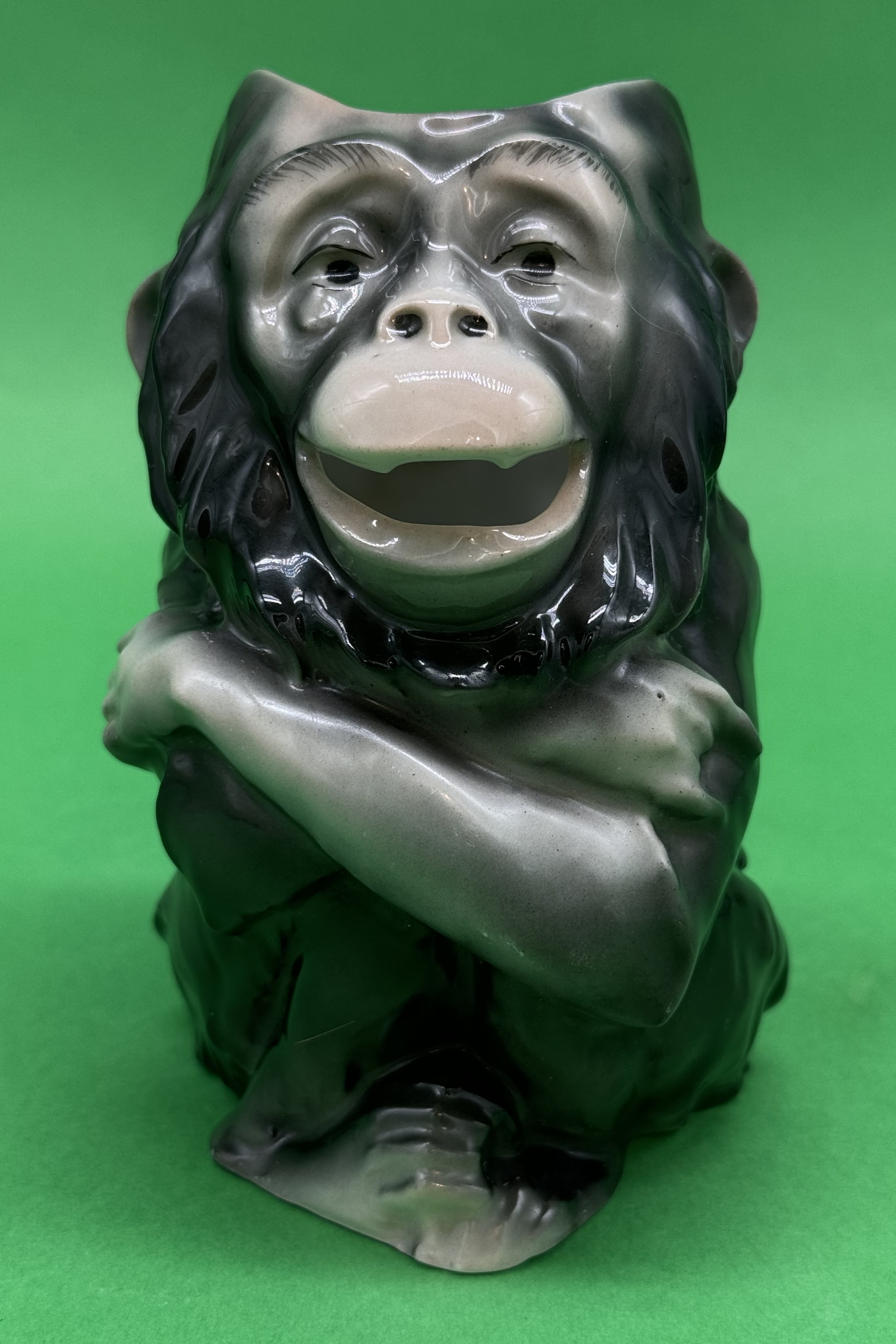 Chimpanzee toby jug milk - Royal Bayreuth circa 1920