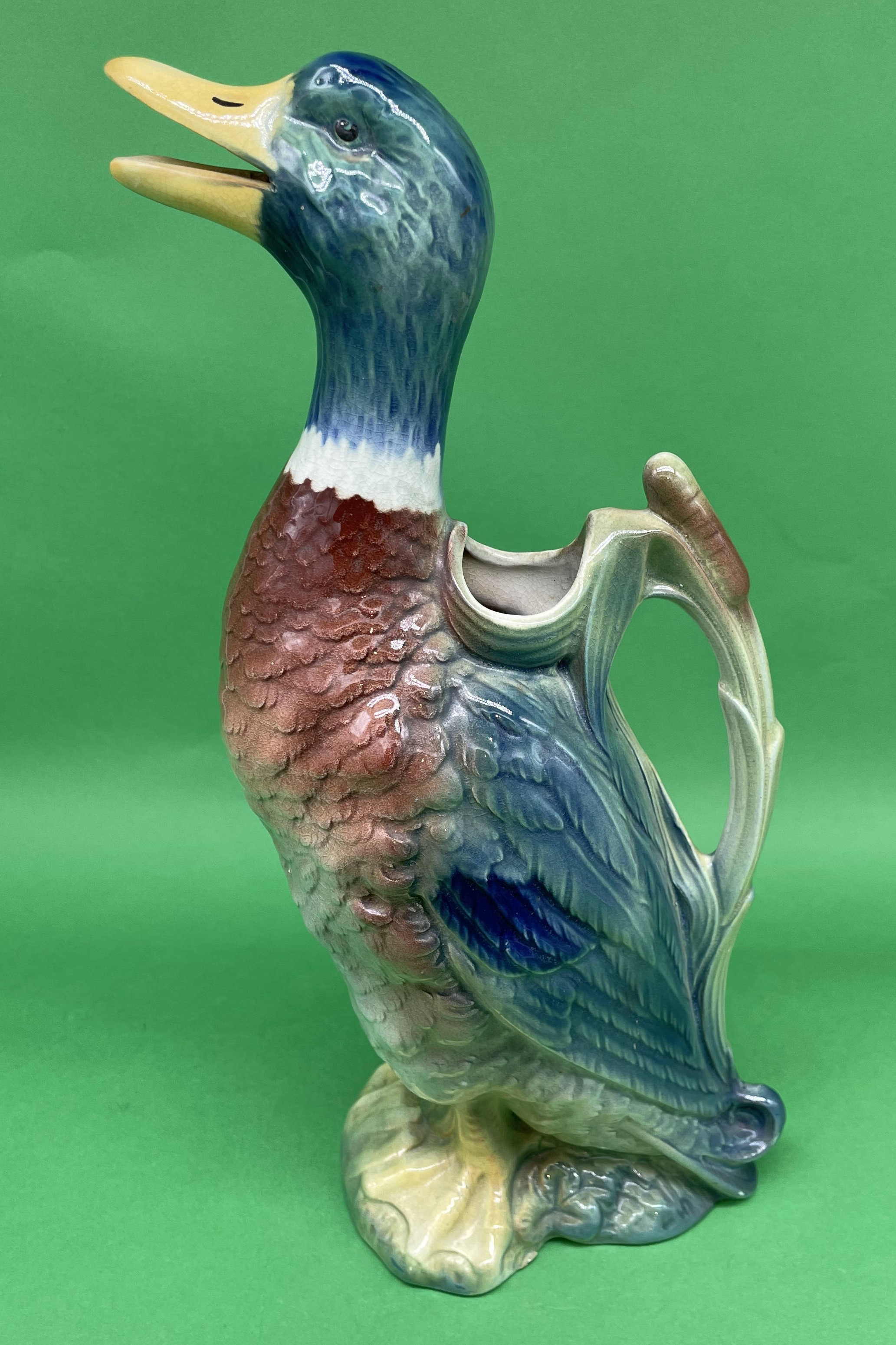 Duck toby jug medium - Saint-Clement circa 1900