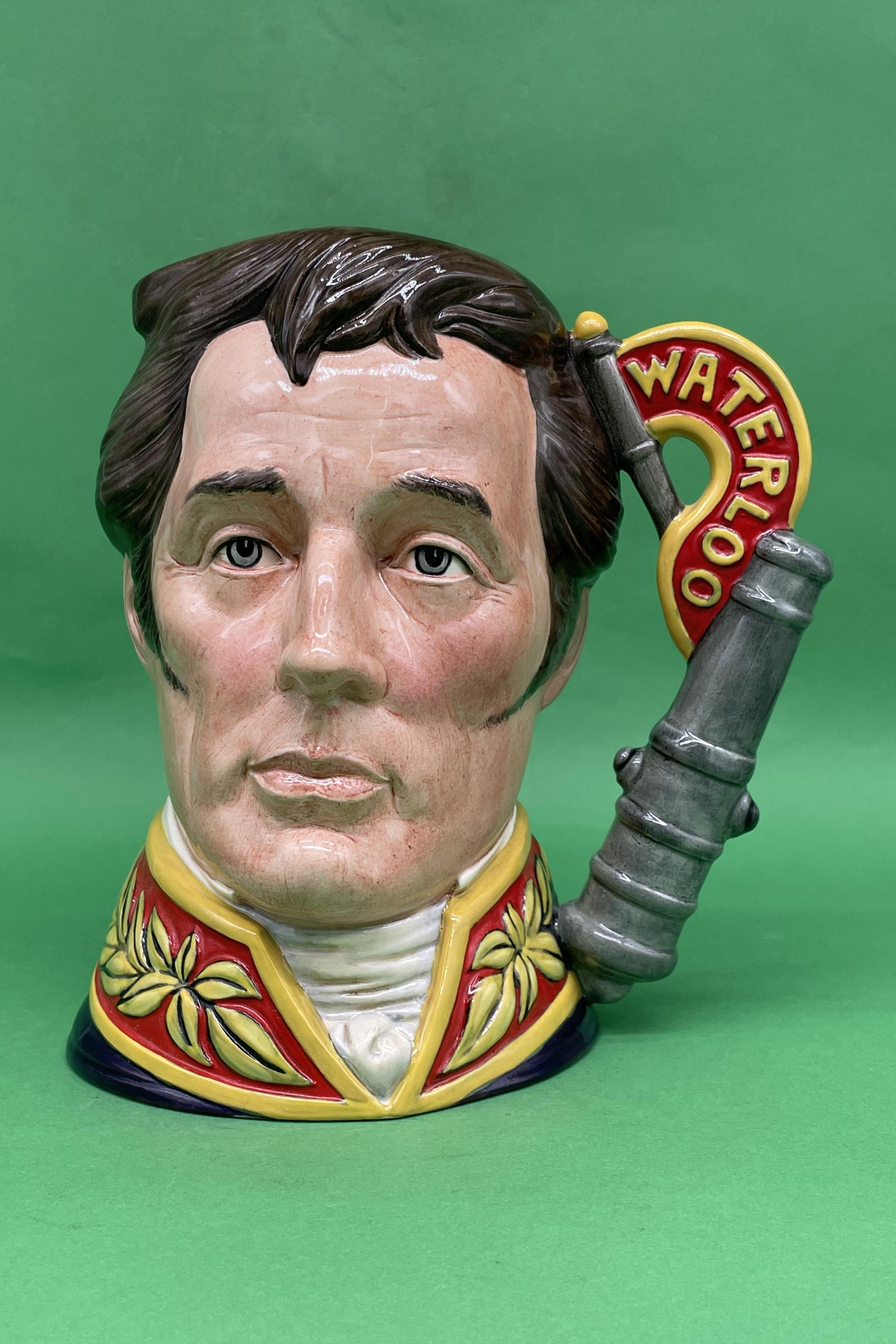 Duke of Wellington character jug trial colorway - Royal Doulton 1989