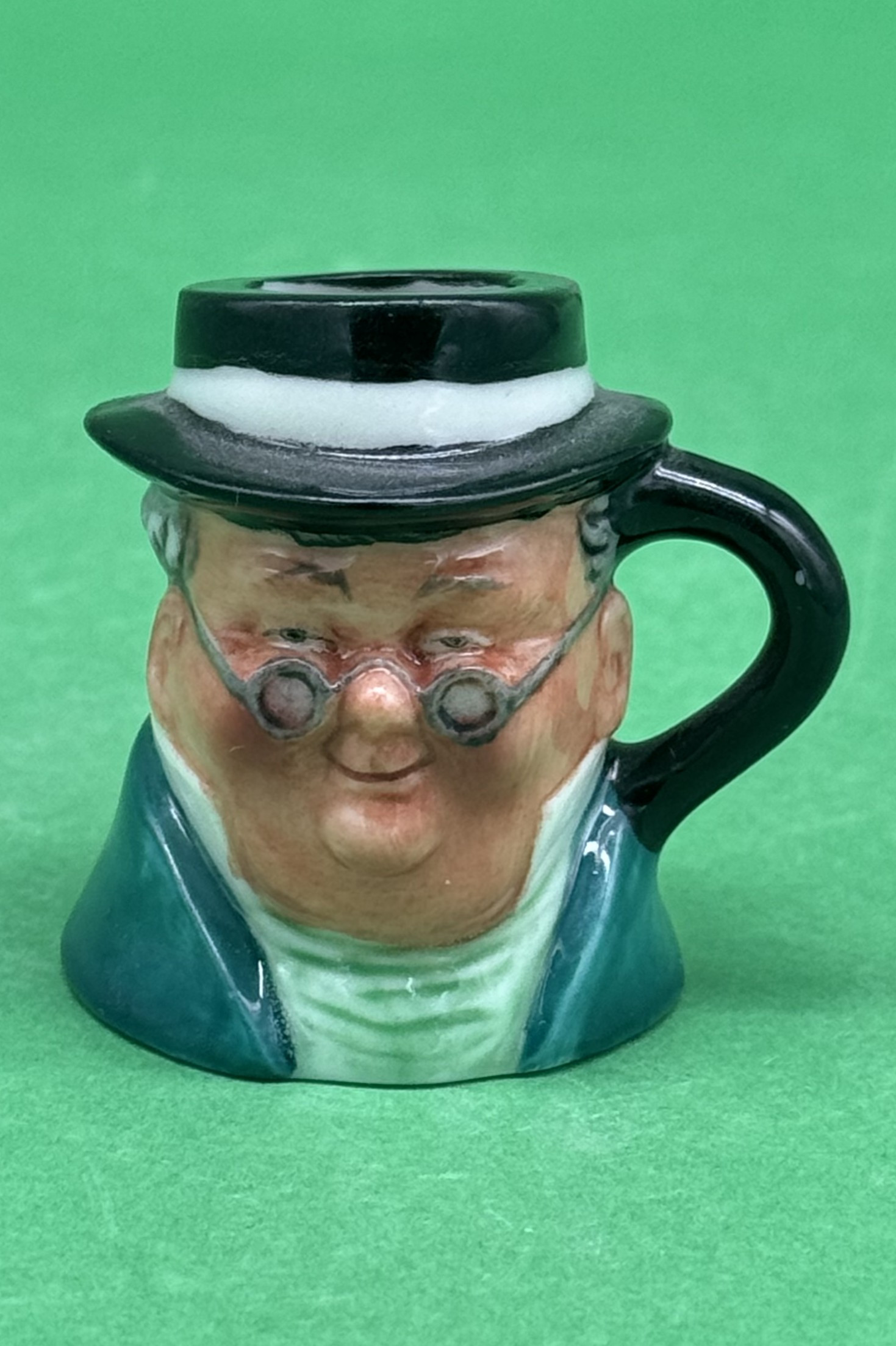 Mr. Pickwick character jug - Franklin Porcelain 1982
