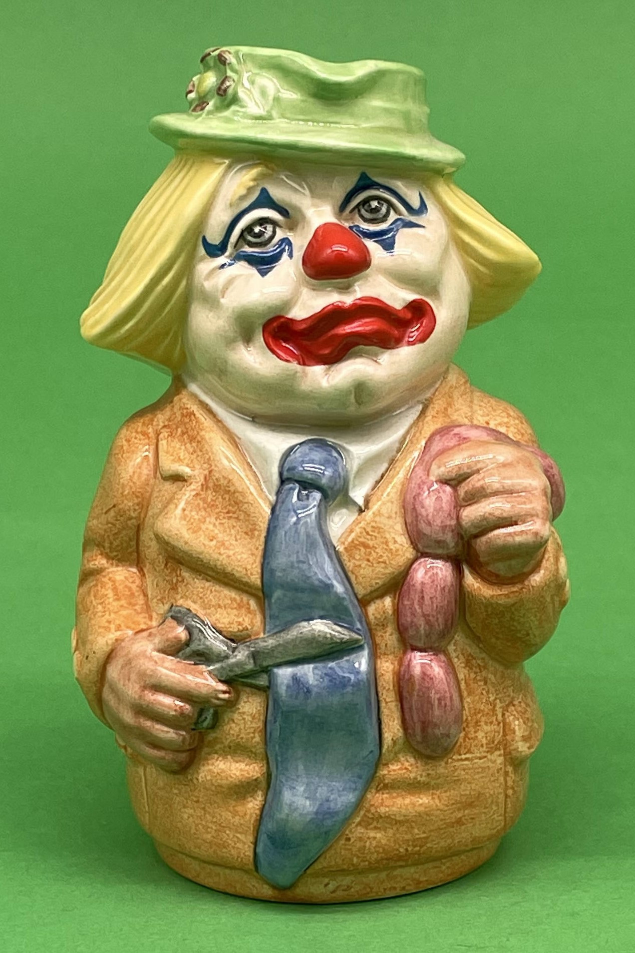 Charlie Cheer The Clown toby jug - Royal Doulton 1987 - 1991