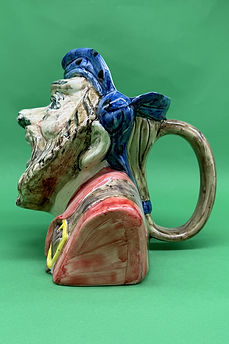 Buccaneer IV character jug - David Sharp Pottery circa 1980