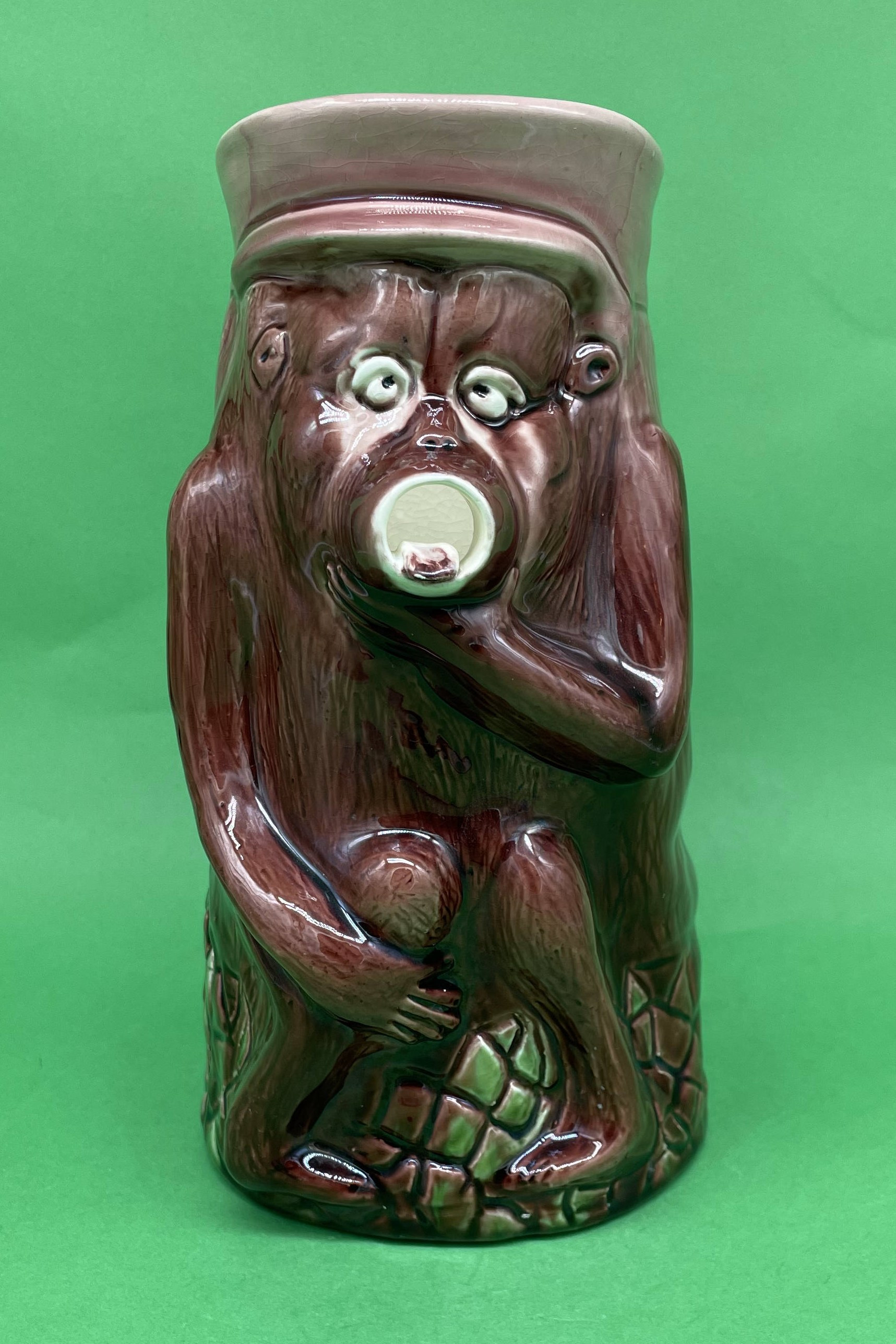 Begging Monkey toby jug - France circa 1910
