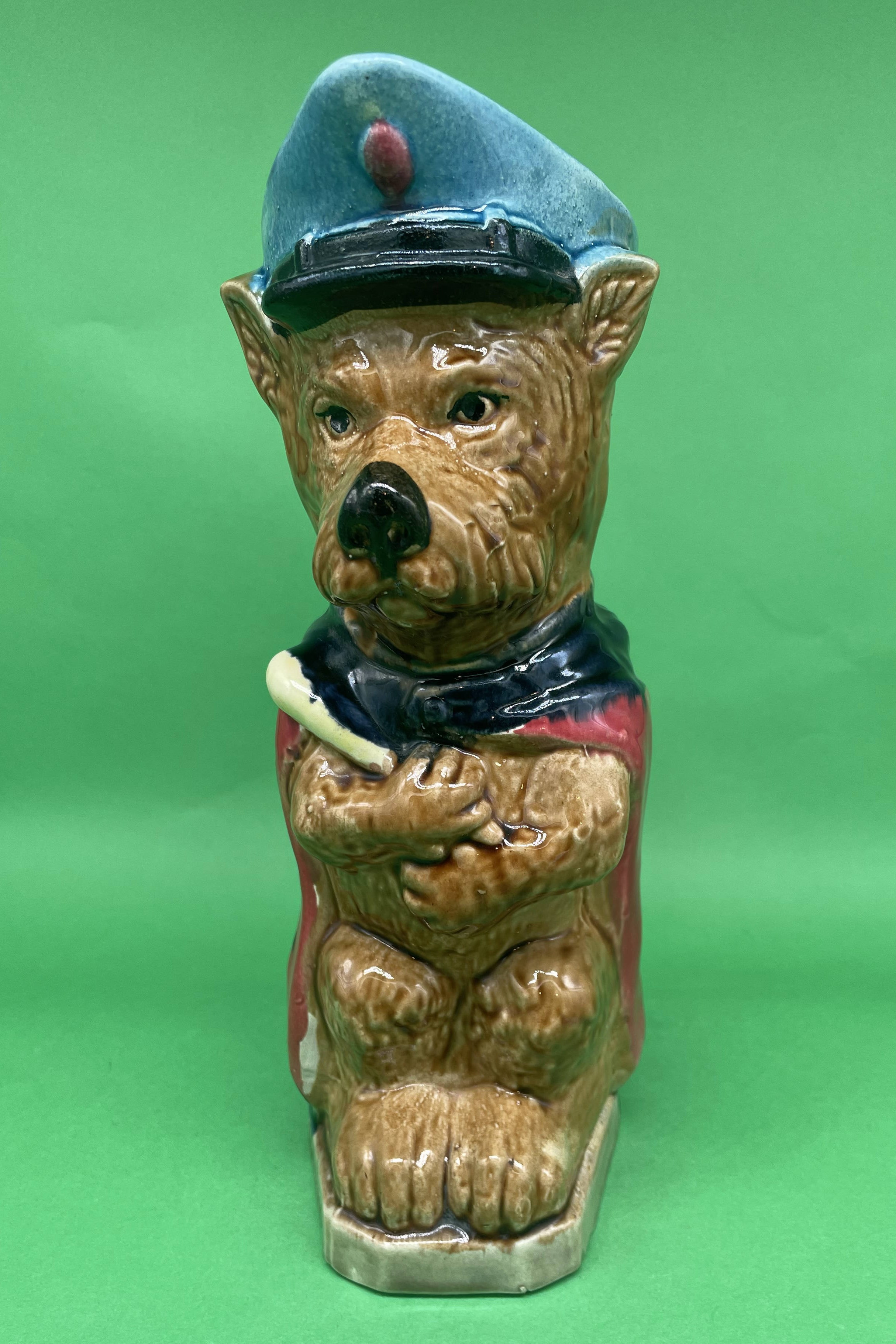 Police Dog toby jug - Orchies circa 1905