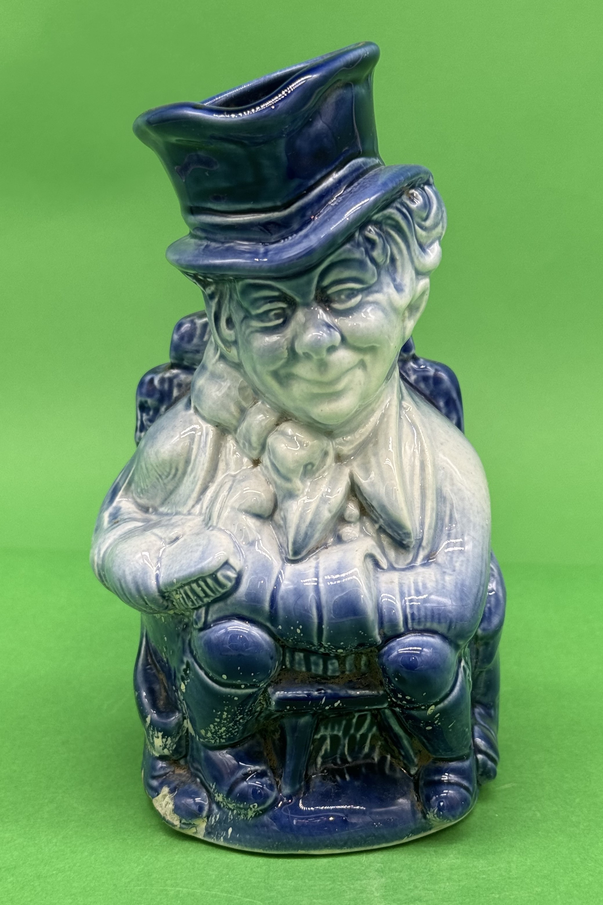 Sam Weller toby jug blue/white - Burgess & Leigh circa 1985