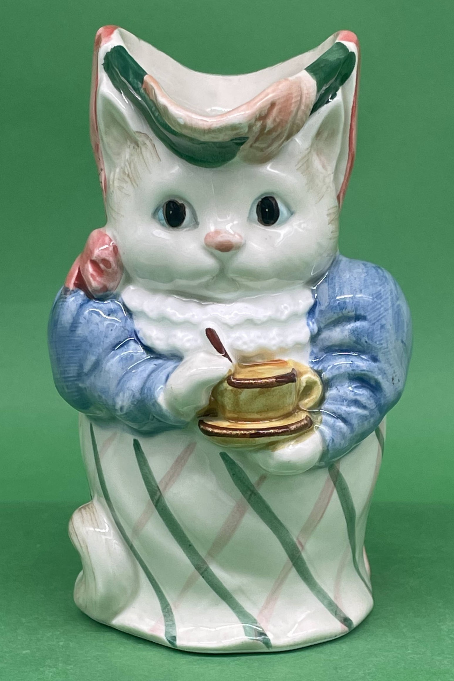 Kitten of Knightsbridge toby jug medium - Fitz and Floyd 1988