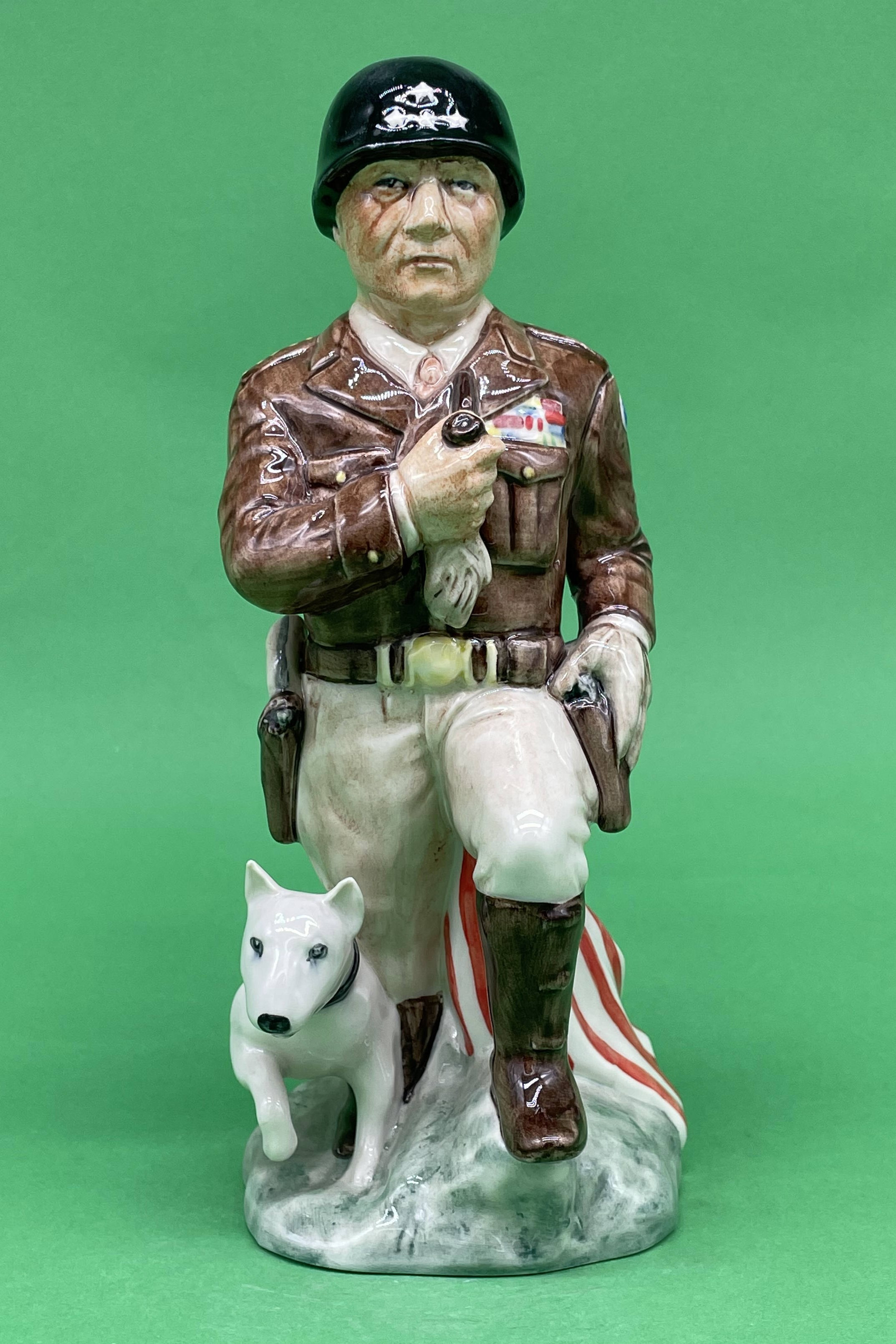 General G. S. Patton toby jug dark brown jacket - Kevin Francis ...