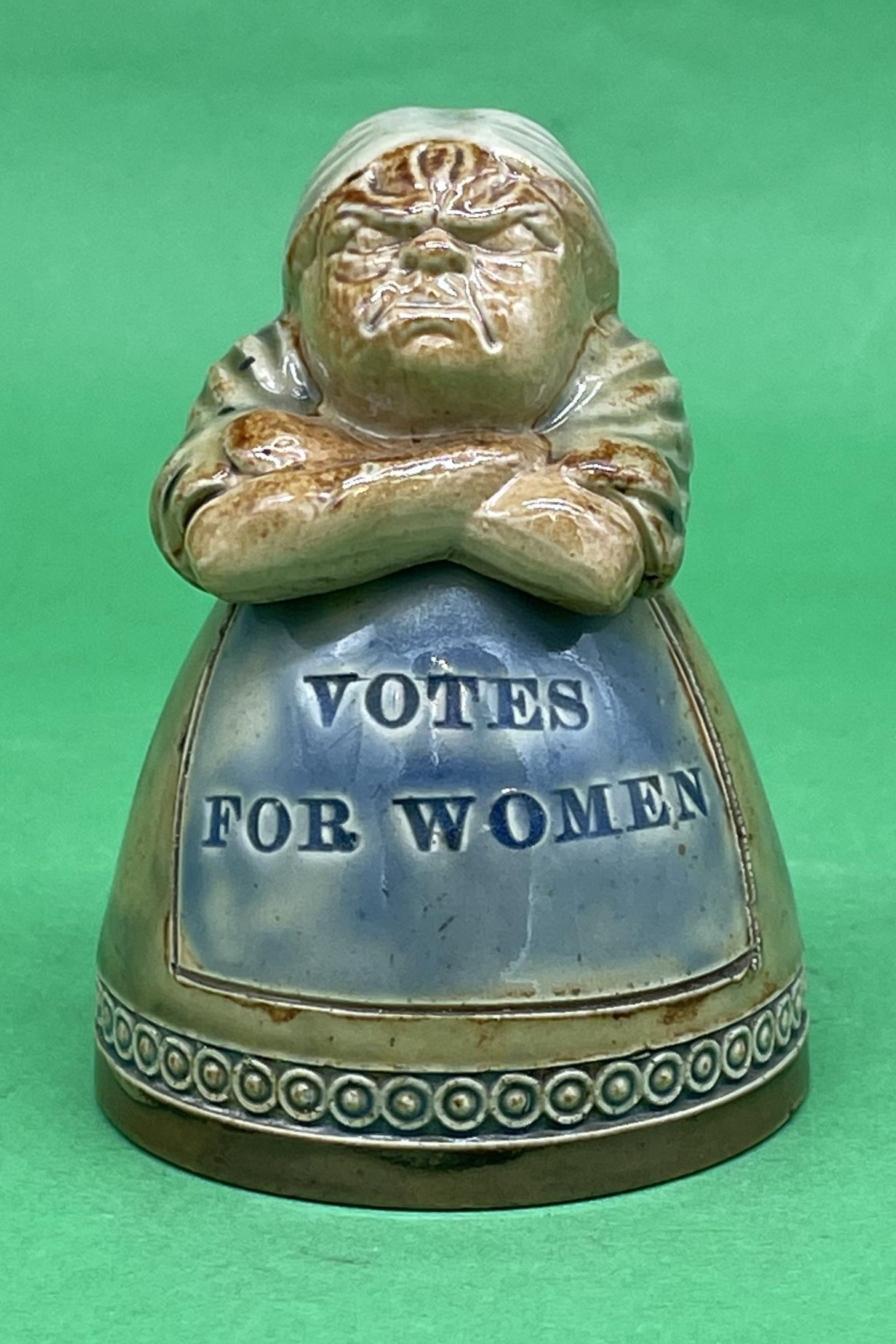 Votes for Women inkwell stoneware - Royal Doulton in 1919