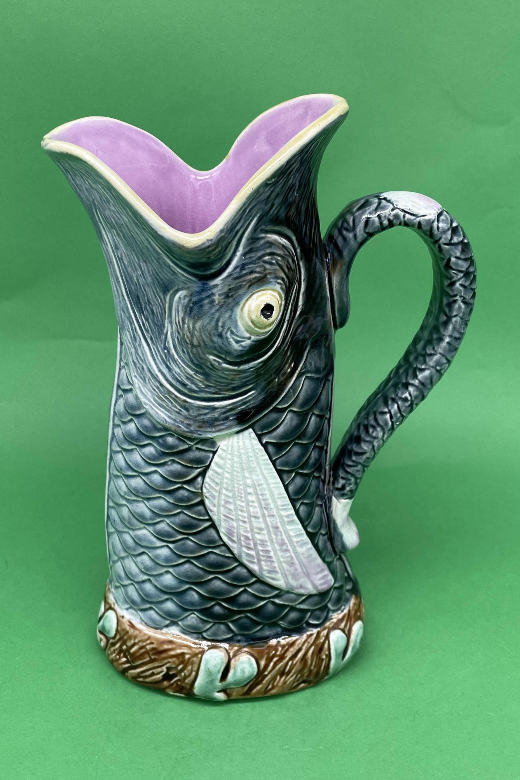 Fish toby jug - France circa 1920