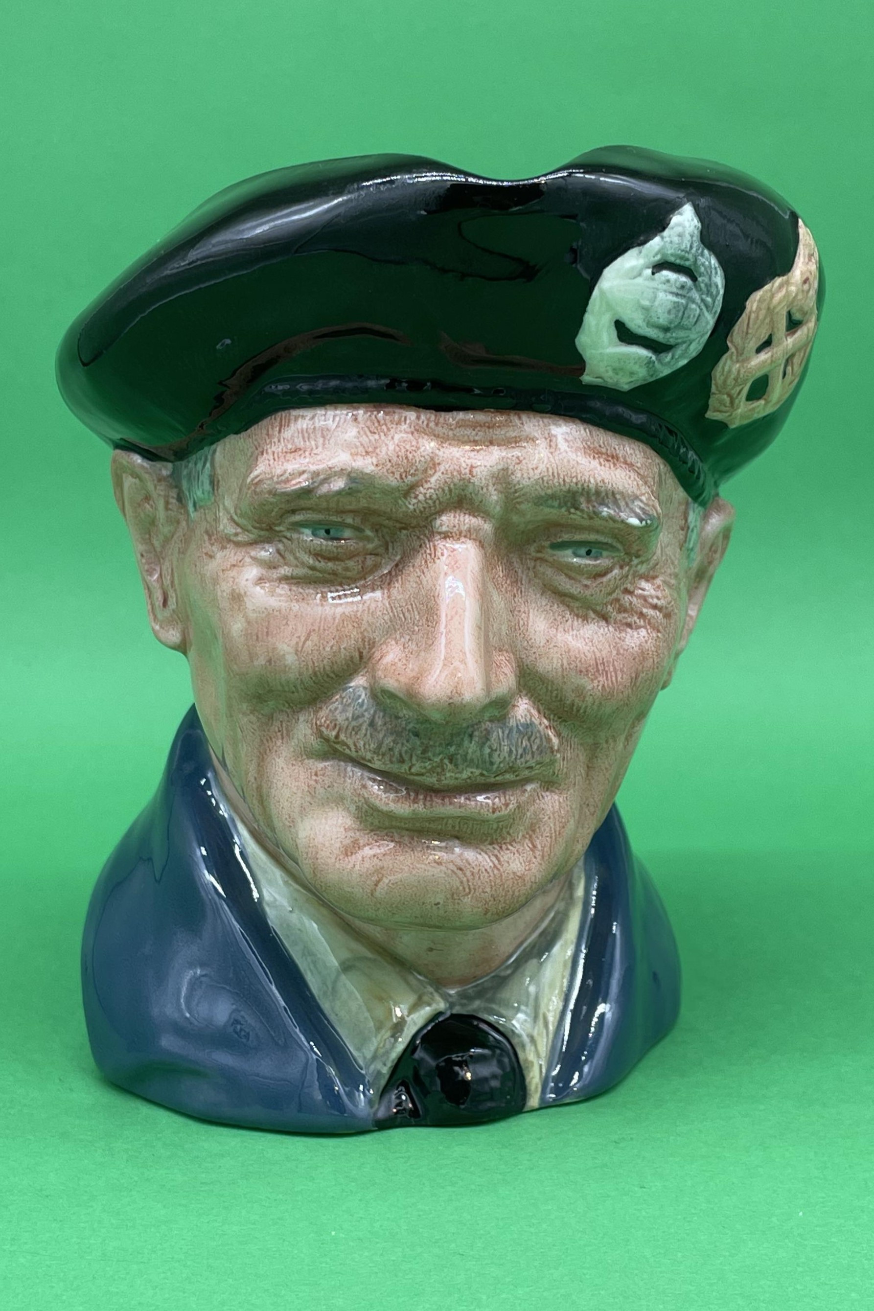 Monty character jug blue colorway - Royal Doulton 1960