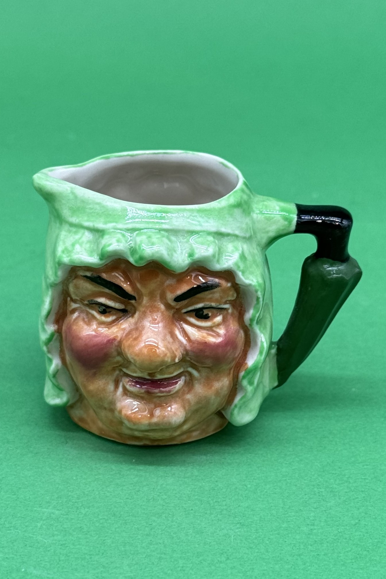 Sairey Gamp character jug miniature - Artone Pottery circa 1960