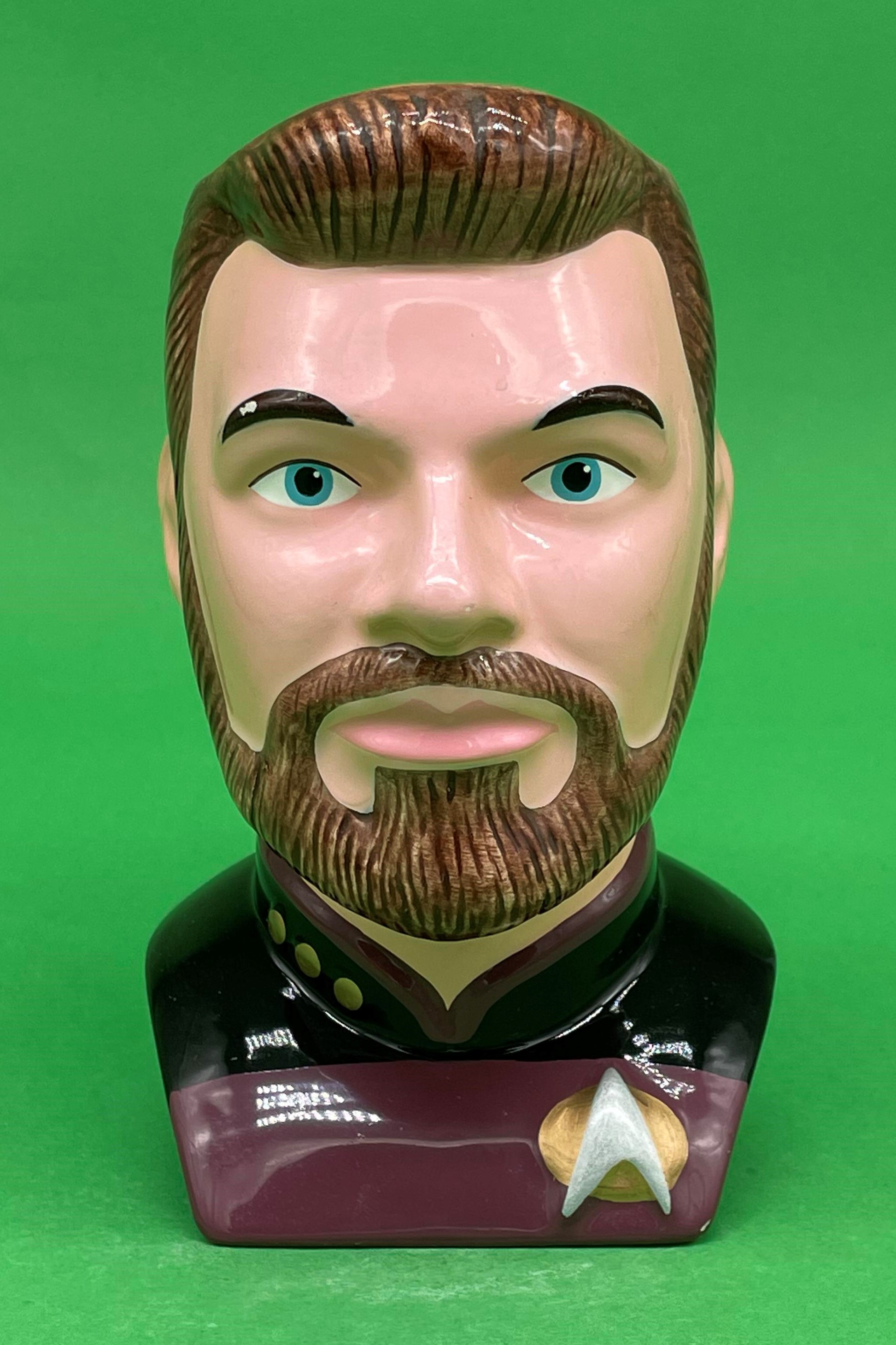 Commander William T. Riker character jug - Applause 1994