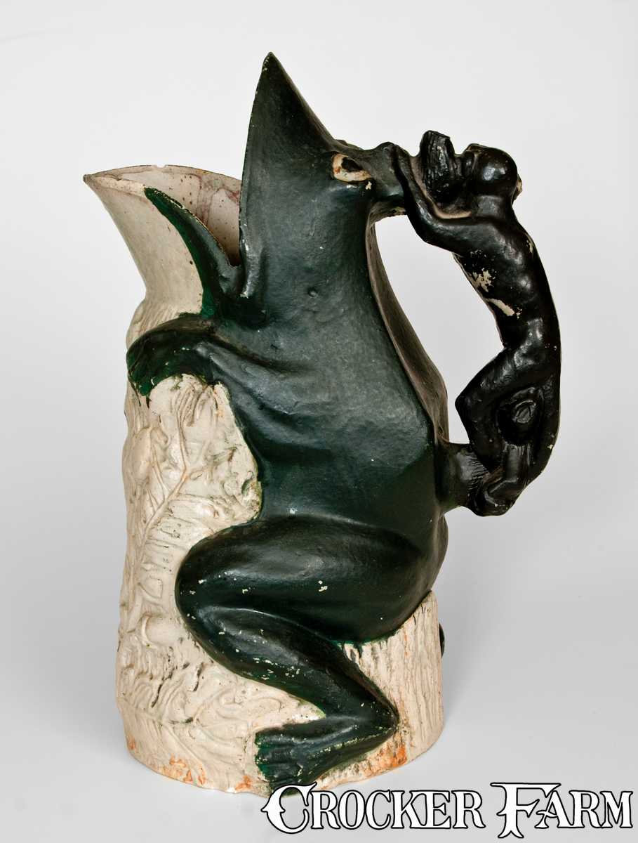 Frog toby jug - Anna Pottery circa 1880