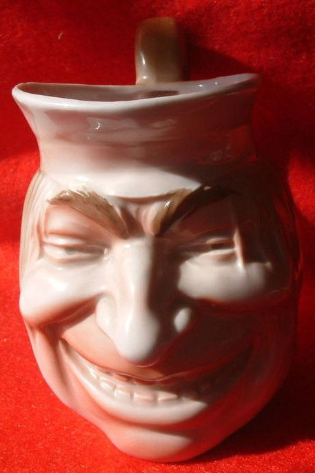 Smiling Toby character jug - Gebruder Heubach circa 1900