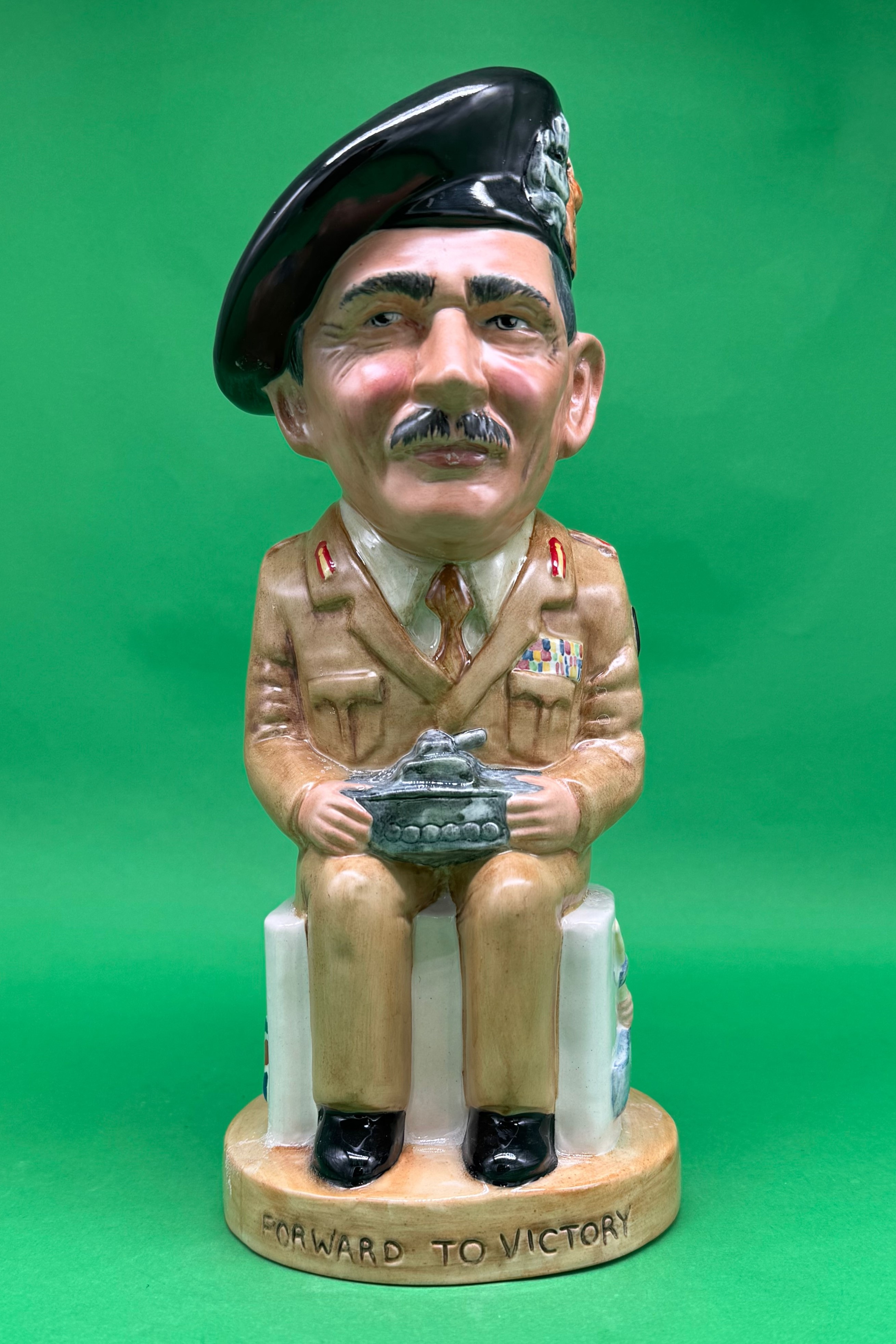 Field Marshall Bernard Montgomery toby jug - Bairstow Manor Pottery 2015