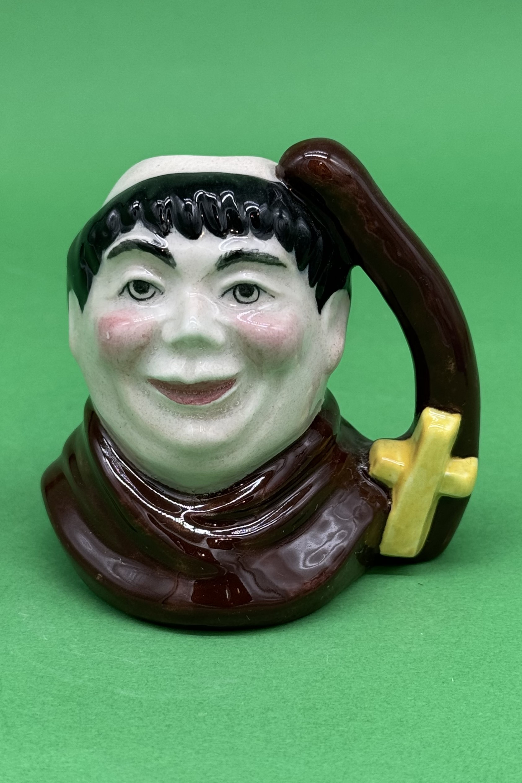 Friar Tuck character jug small - Artone Pottery circa 1980