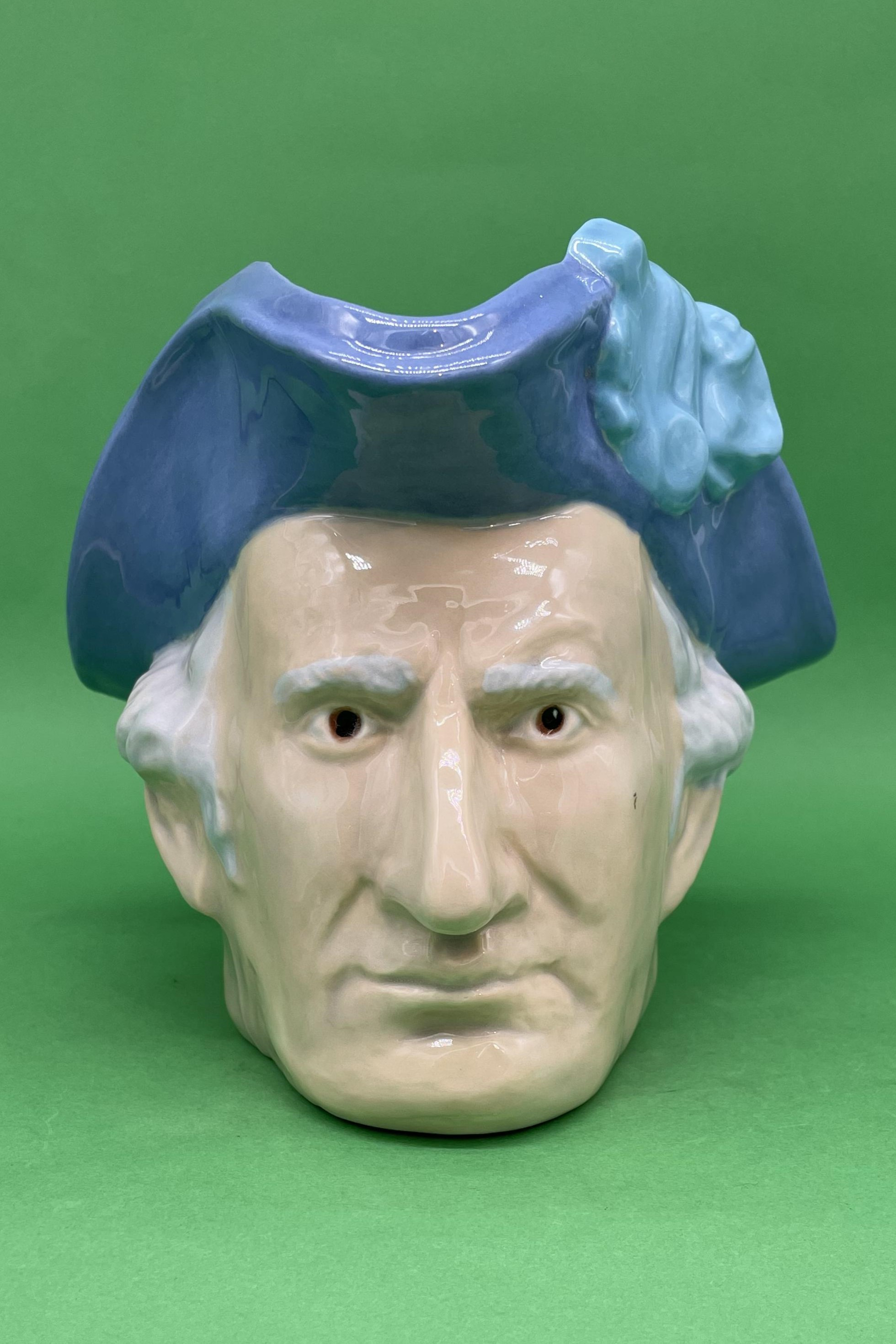 Captain James Cook character jug - Roy Charles Asplin circa 1970