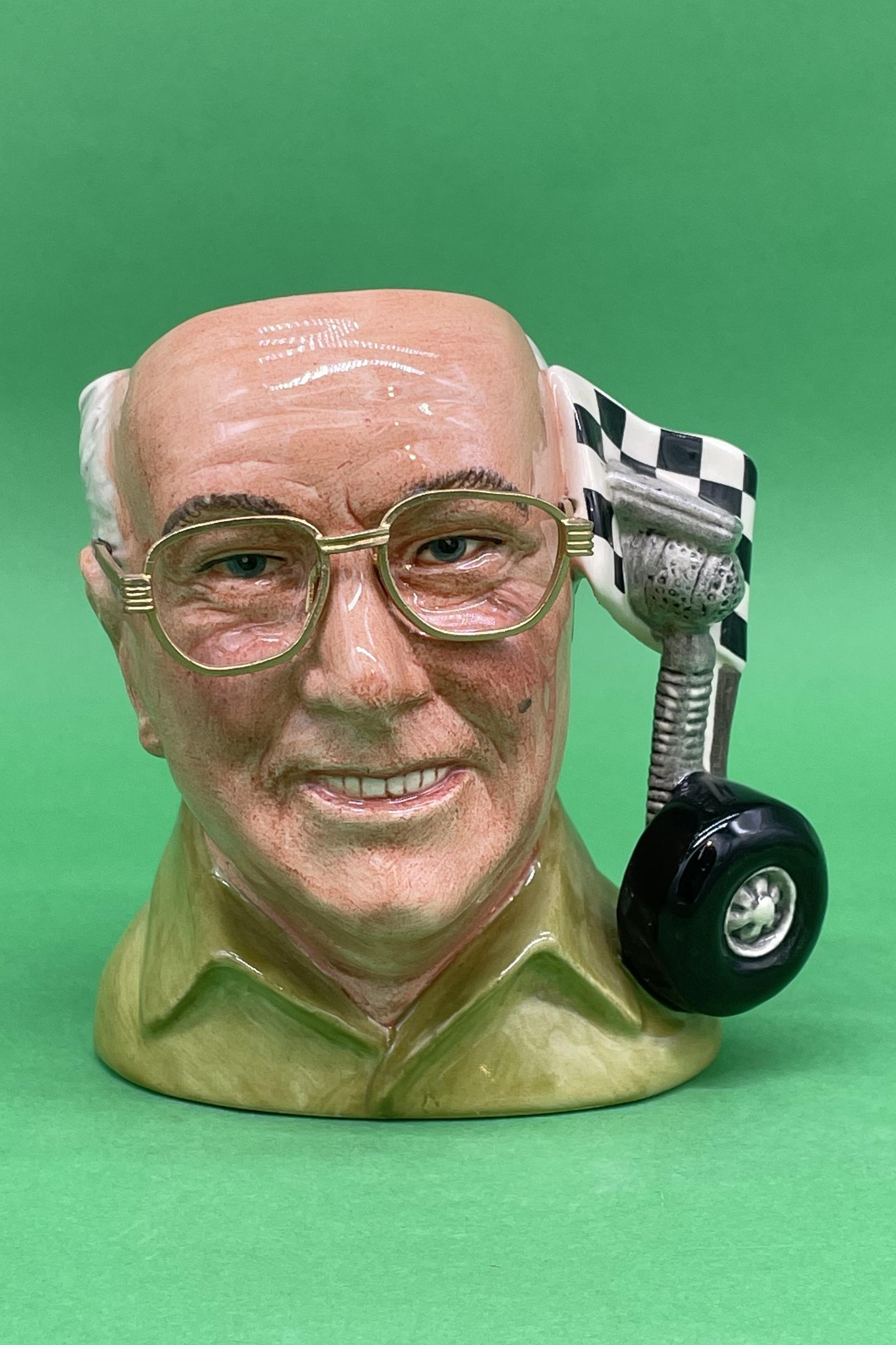 Murray Walker O.B.E. character jug - Royal Doulton 1997