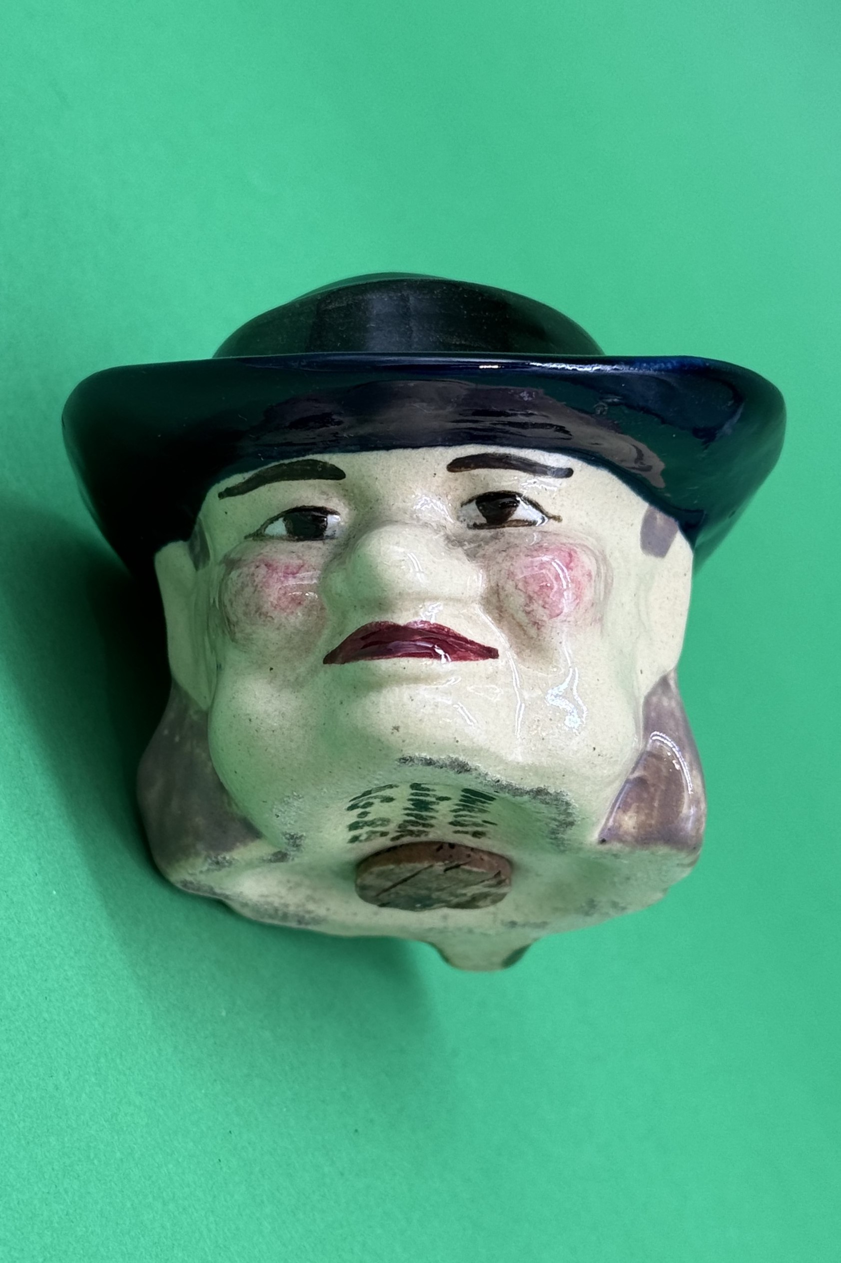 Breton Man salt shaker - Quimper circa 1970