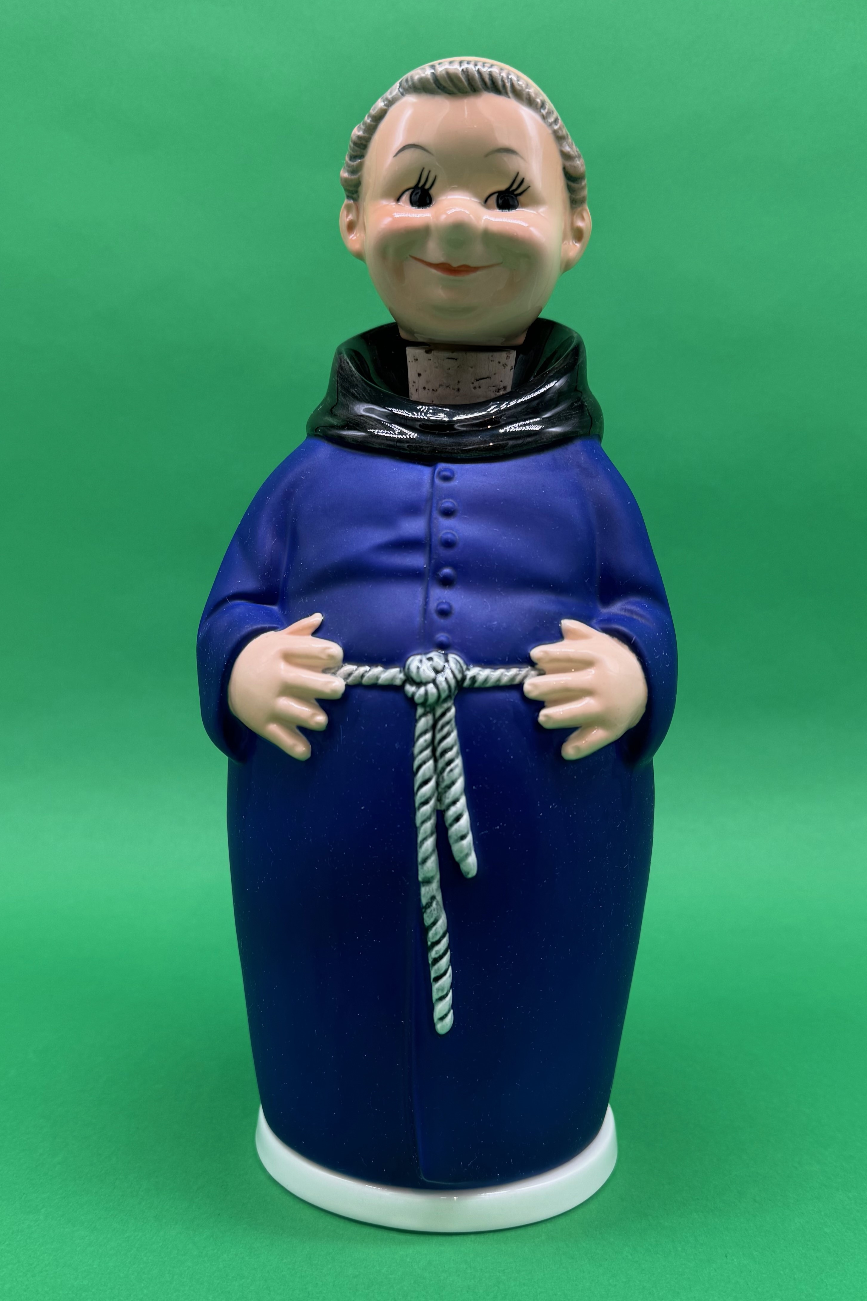 Friar Tuck decanter blue - Goebel circa 1965