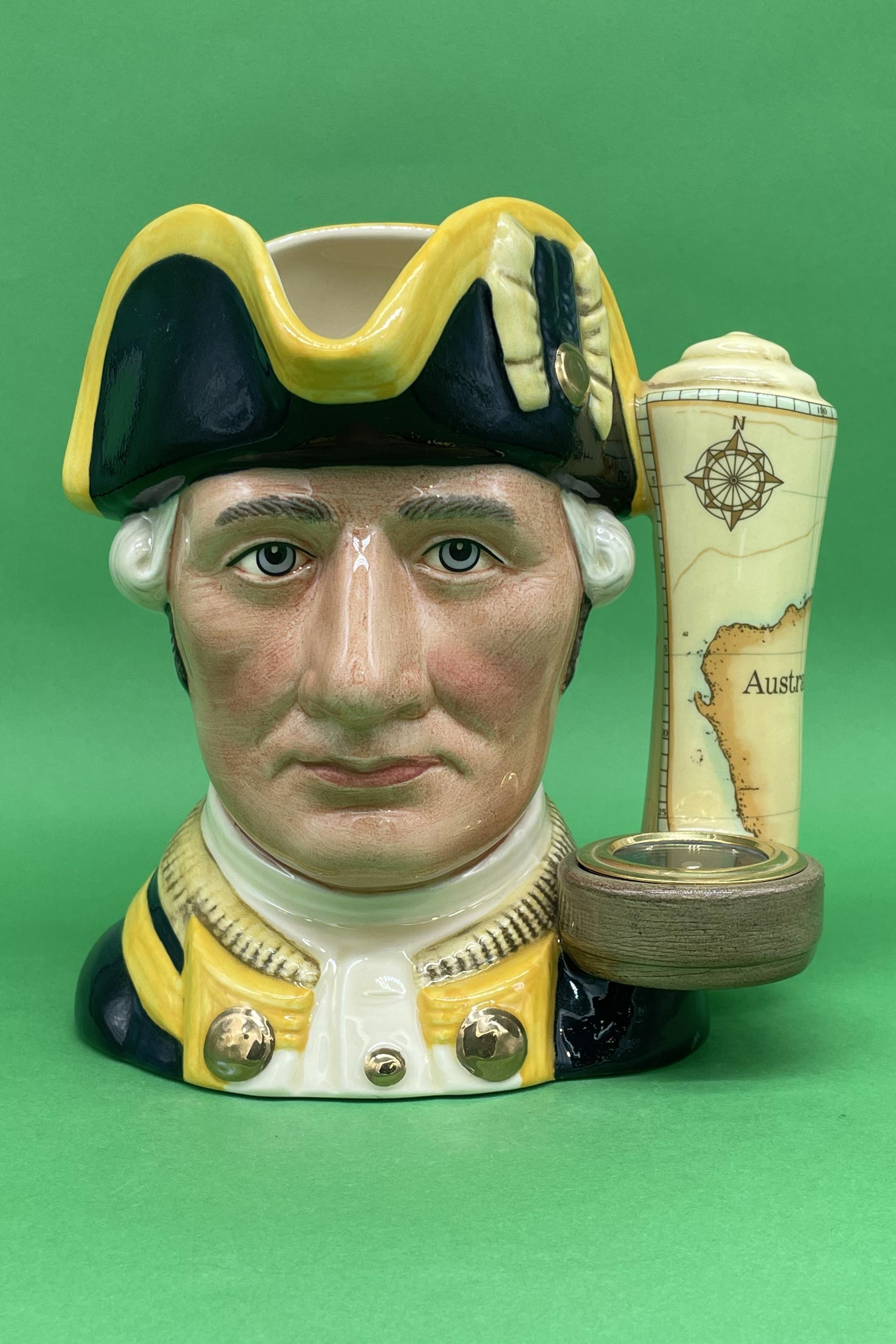 Captain James Cook character jug - Royal Doulton 1997