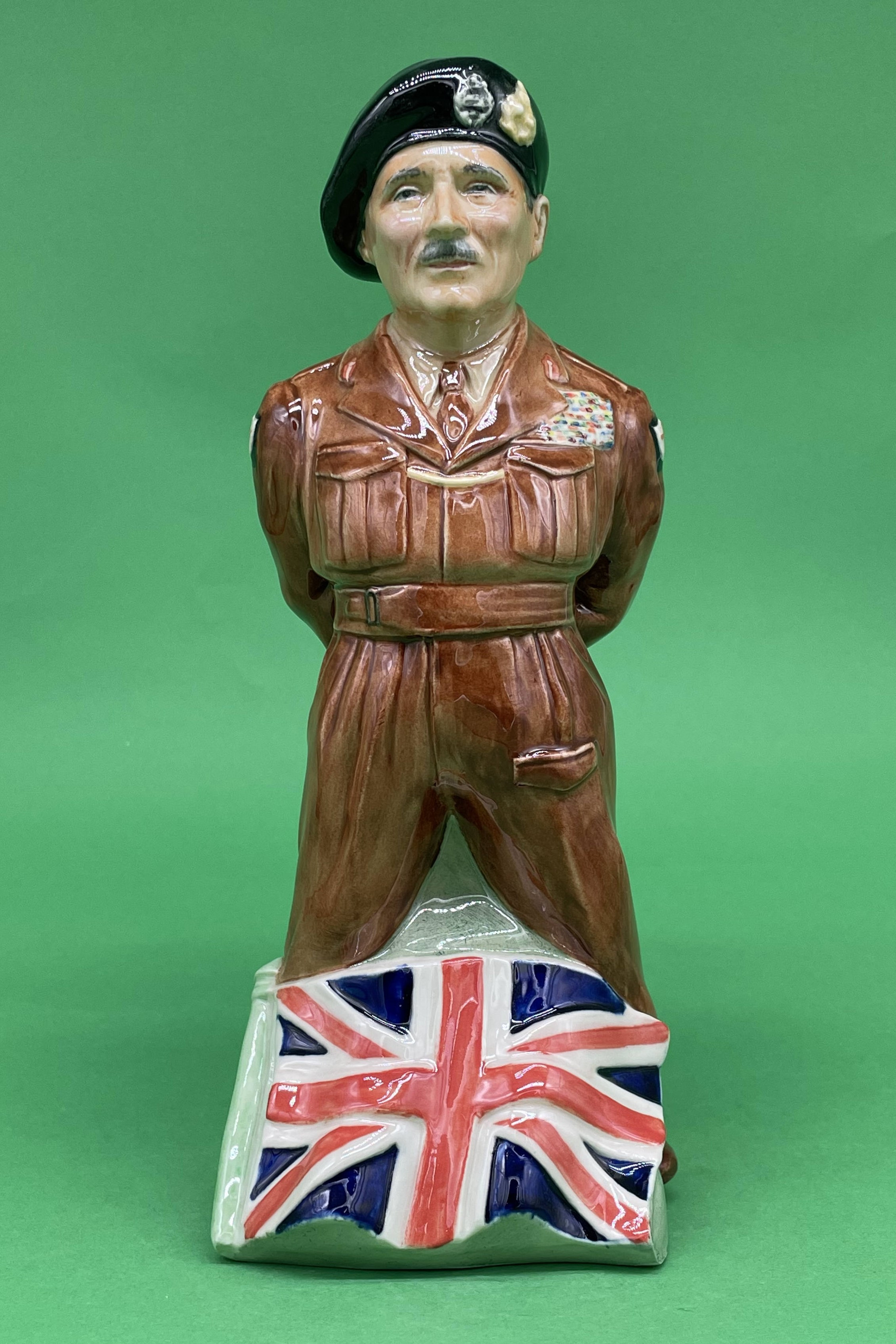Field Marshall Montgomery toby jug brown colorway - Kevin Francis ...