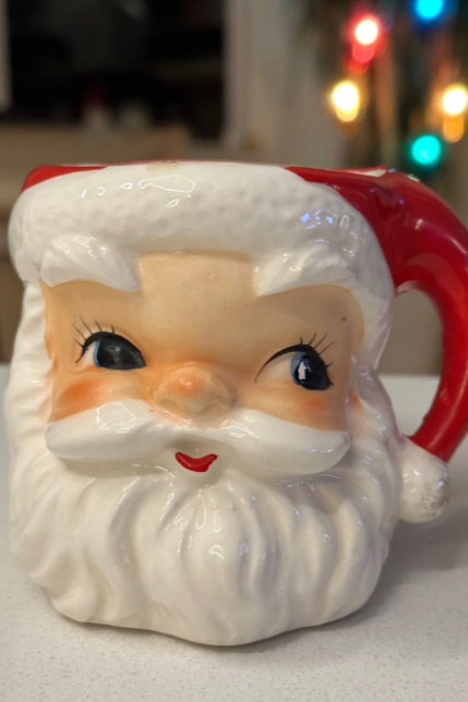Santa Claus character jug - Lefton China circa 1970