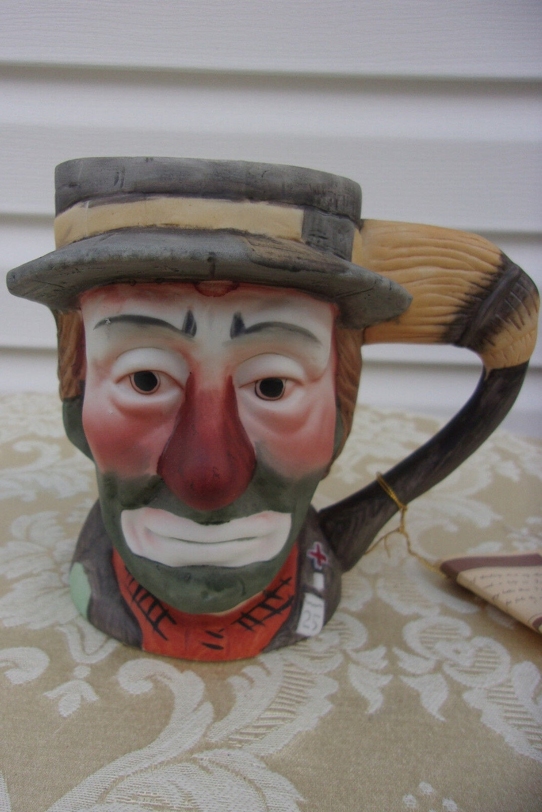 Emmett Kelly Jr. musical jug - Flambro circa 1980