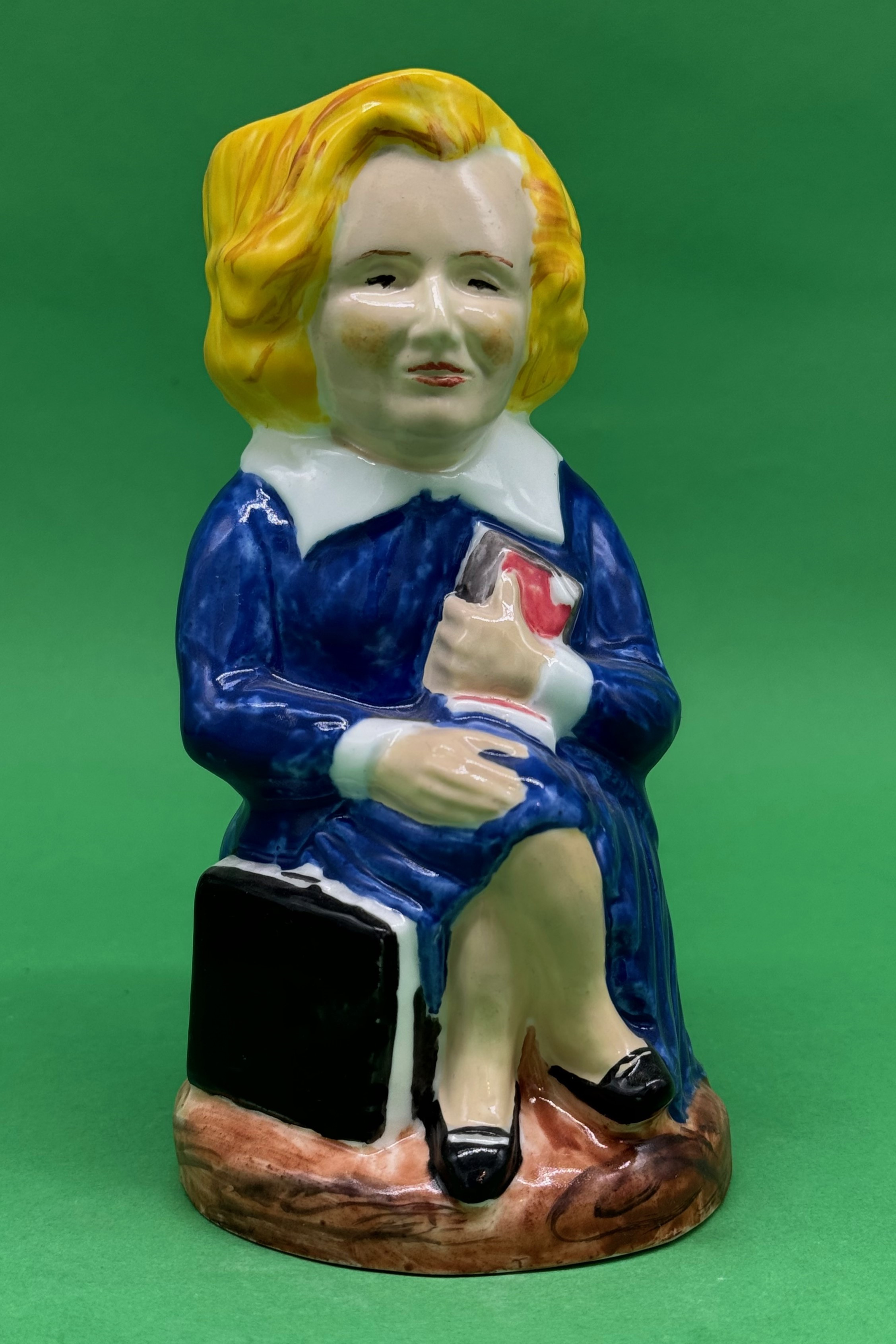 Margaret Thatcher toby jug blue - Roy Kirkham 1979