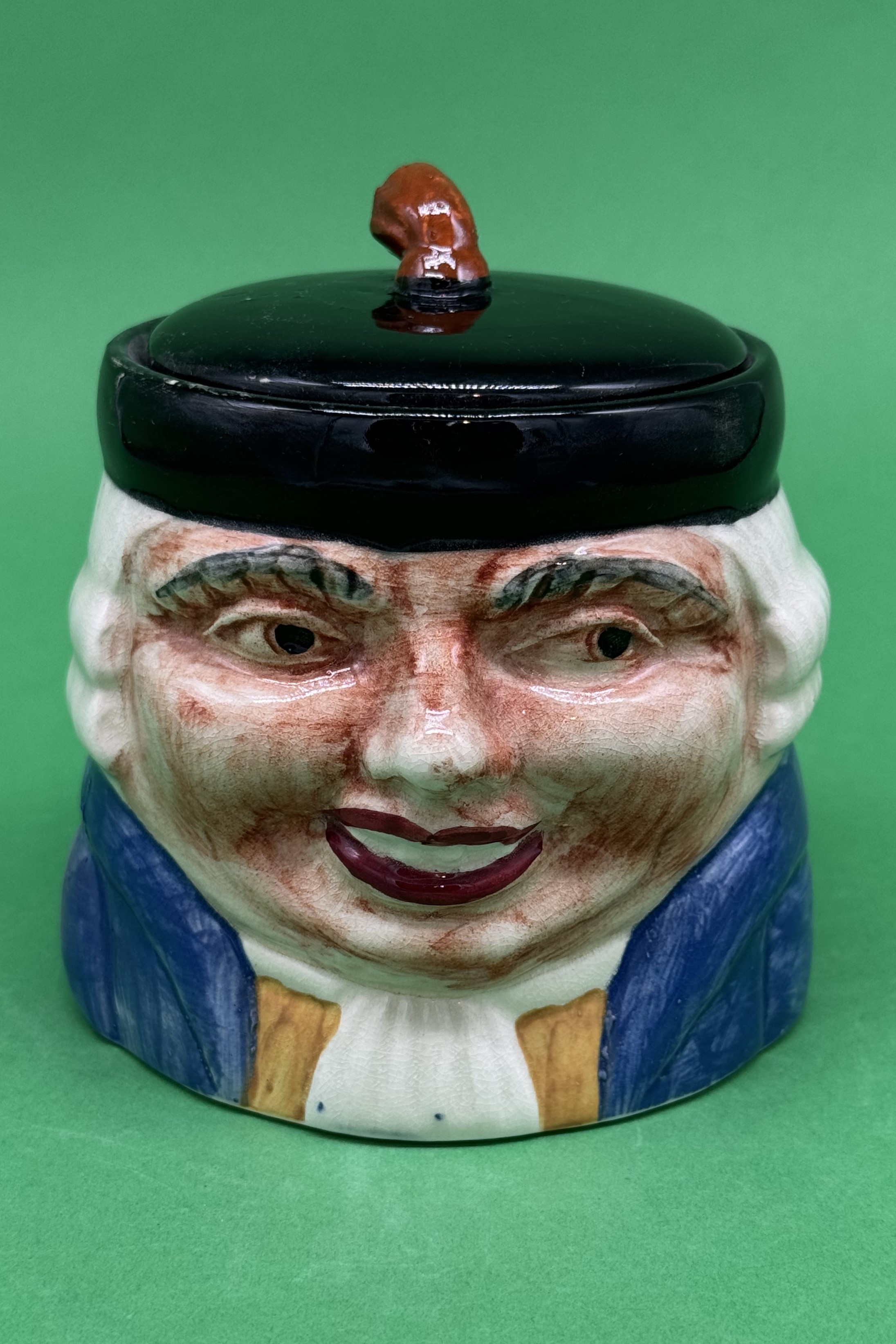 Ordinary Toby preserves pot - Shorter & Son circa 1945