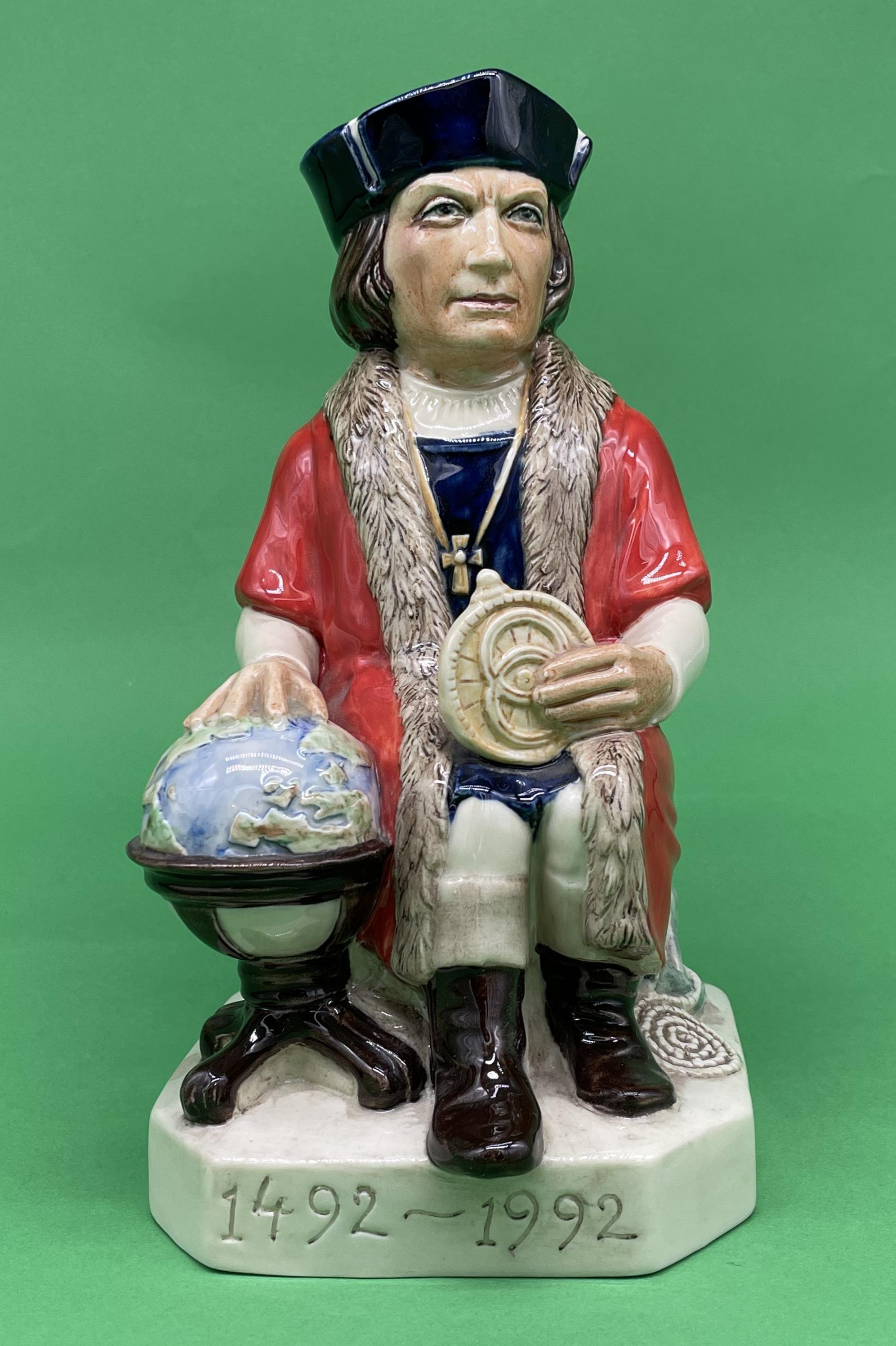Christopher Columbus toby jug prototype - Kevin Francis Ceramics 1992