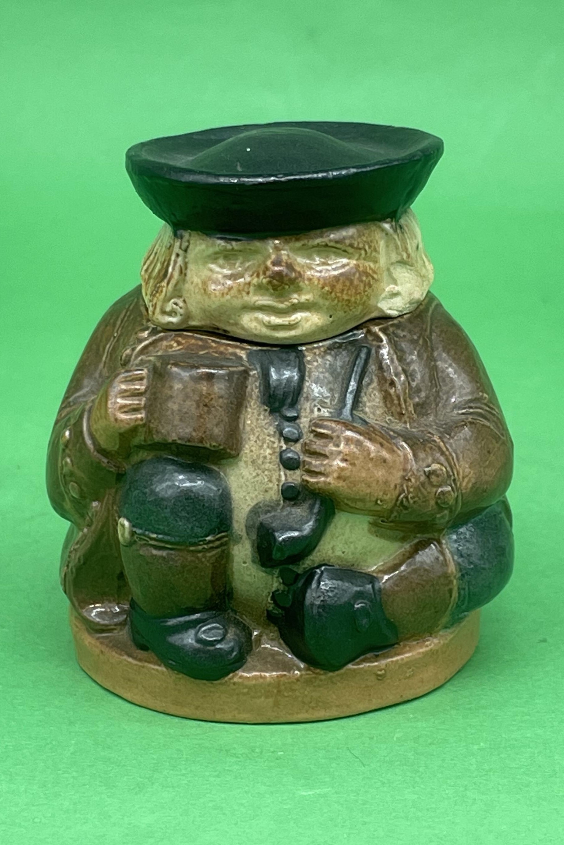 Honest Measure inkwell stoneware brown - Royal Doulton 1924-1929