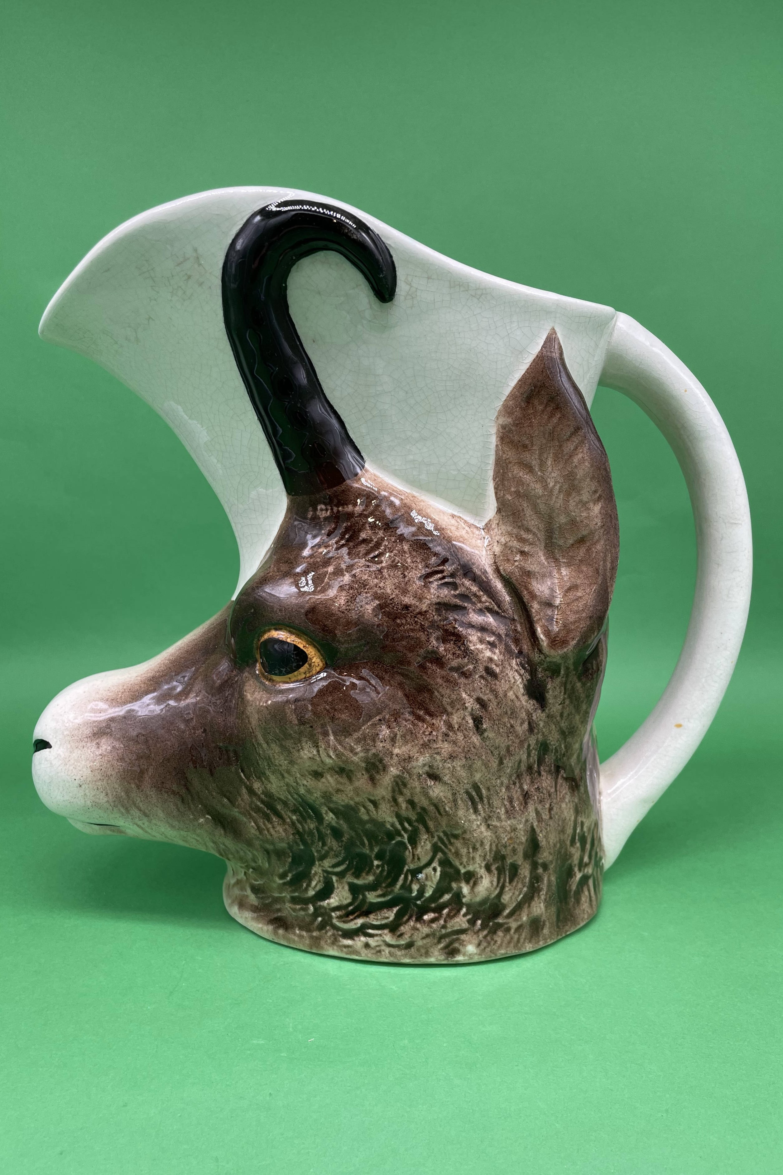 Chamois character jug - Sarreguemines circa 1910