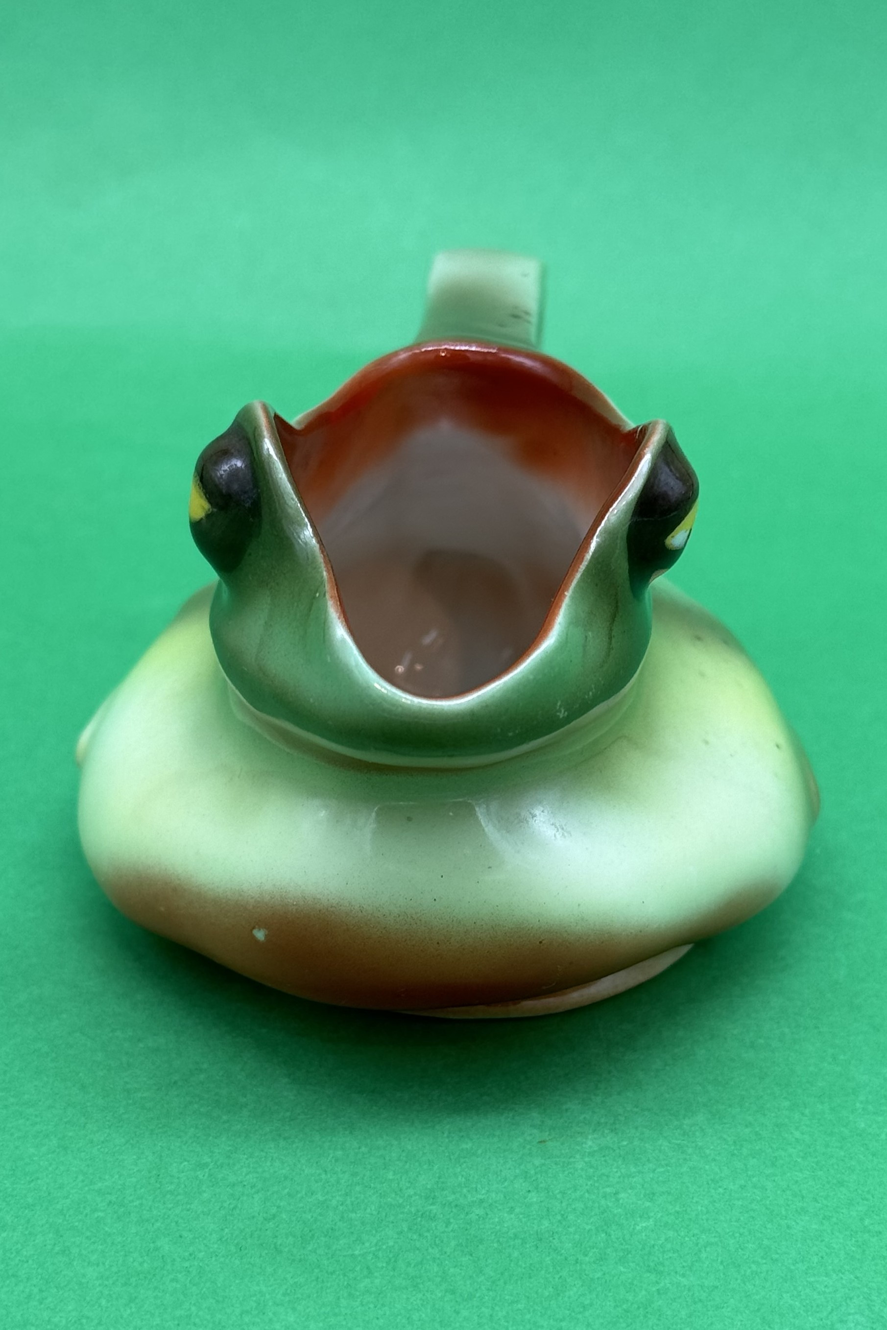 Frog toby jug version 1 creamer green - Royal Bayreuth circa 1920