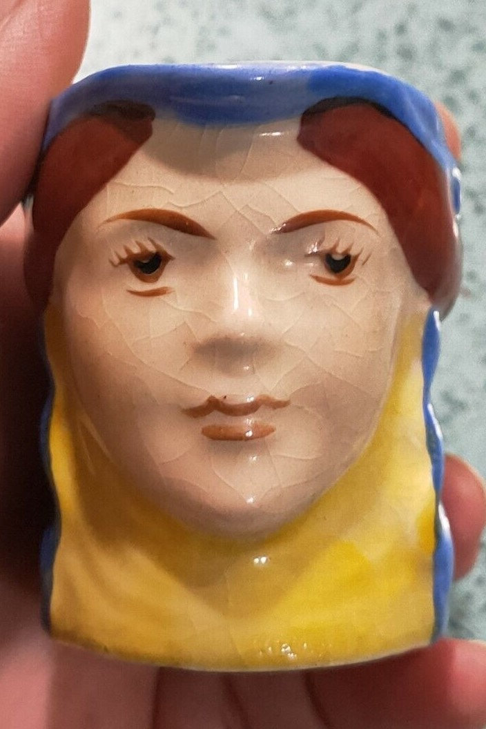 Maid Marian character jug - Fancies Fayre Pottery circa 1950