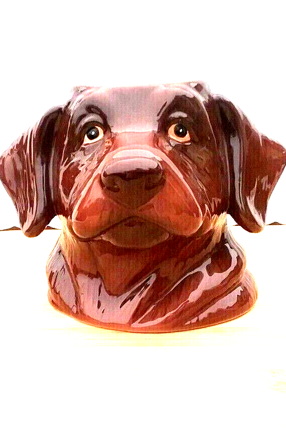 Chocolate Labrador character jug - Big Sky Carvers circa 2002
