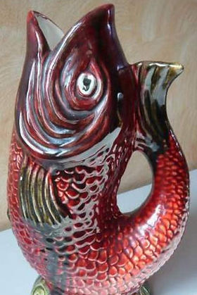 Gurgling Fish toby jug - Bordalo Pinheiro circa 1900