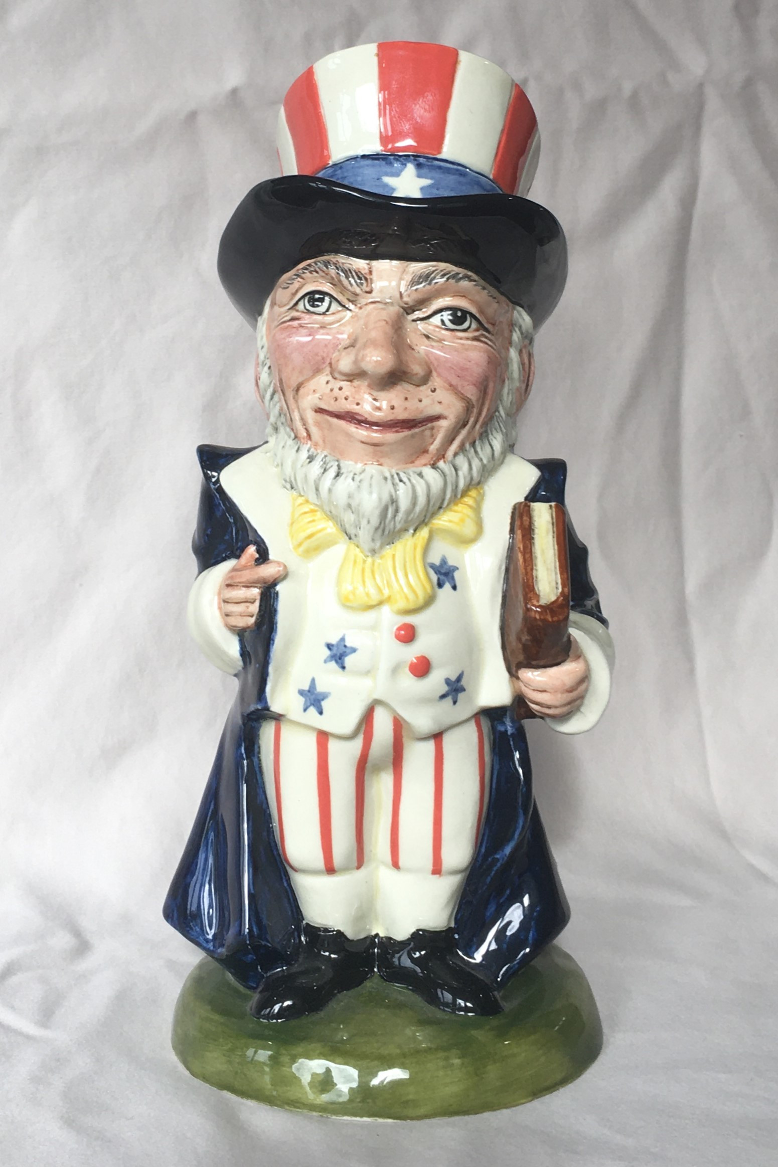 Uncle Sam toby jug - Old Ellgreave Pottery 1999