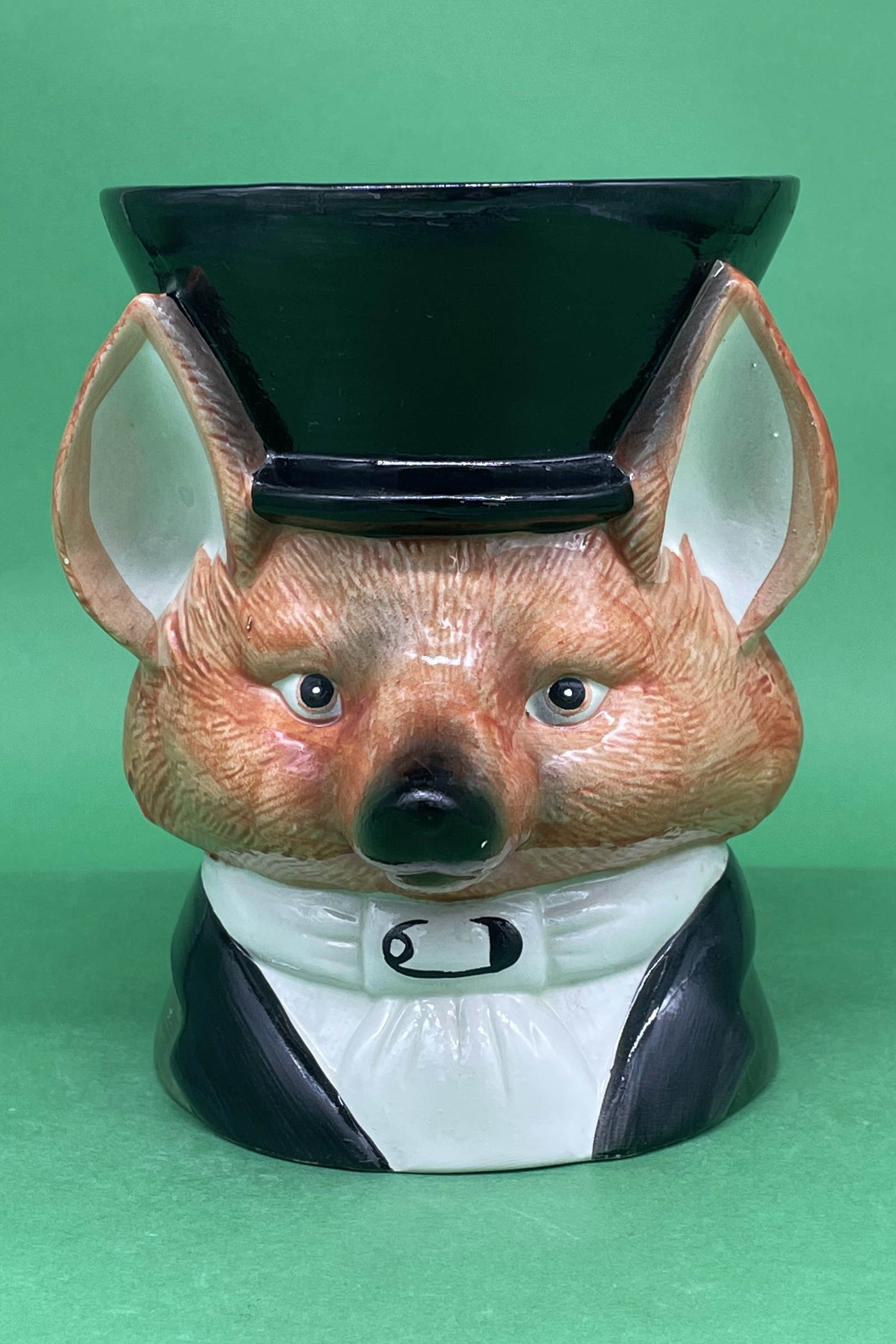 Hunting Fox character jug - Fitz and Floyd 1986