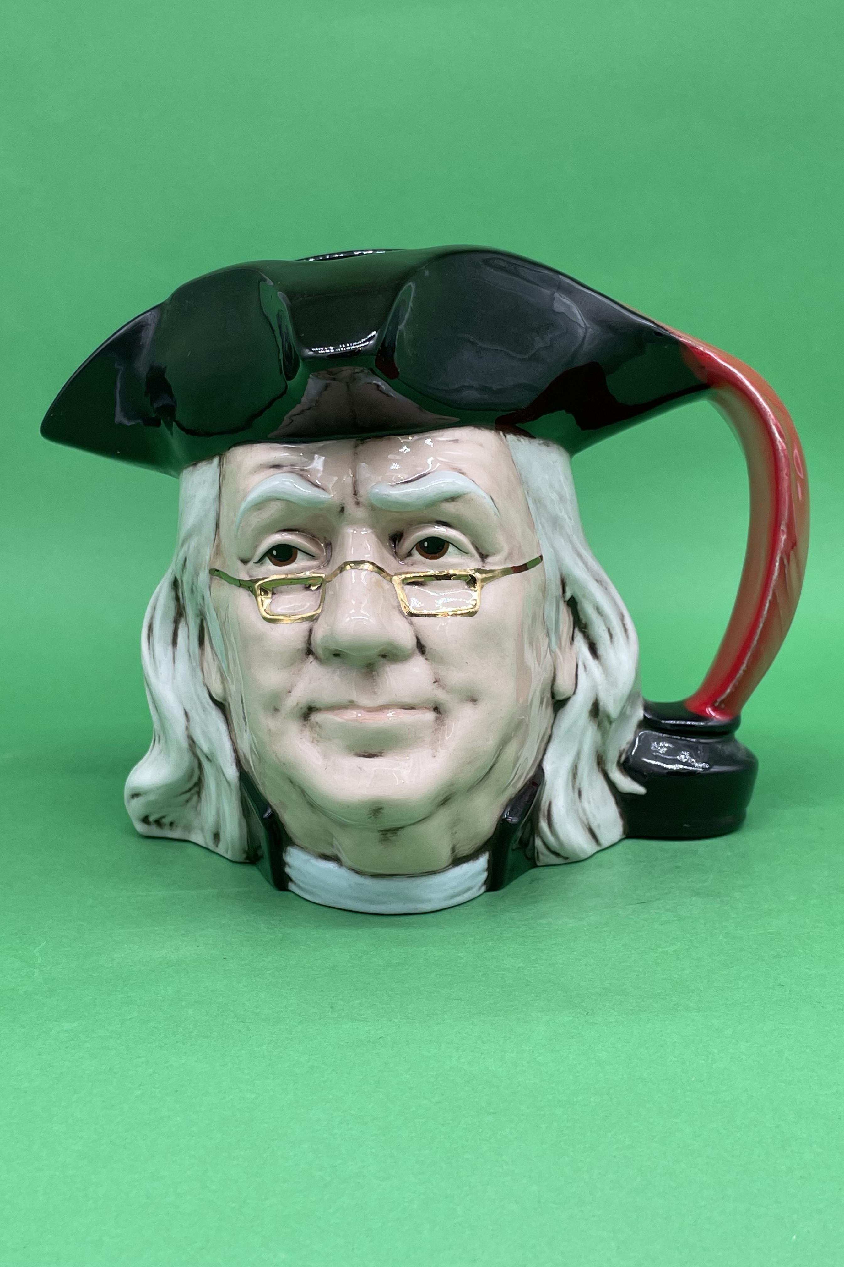 Benjamin Franklin character jug - Byron Molds circa 1974