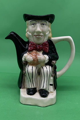Mad Hatter Toby teapot no hat - Wood Potters of Burslem 1992-1996