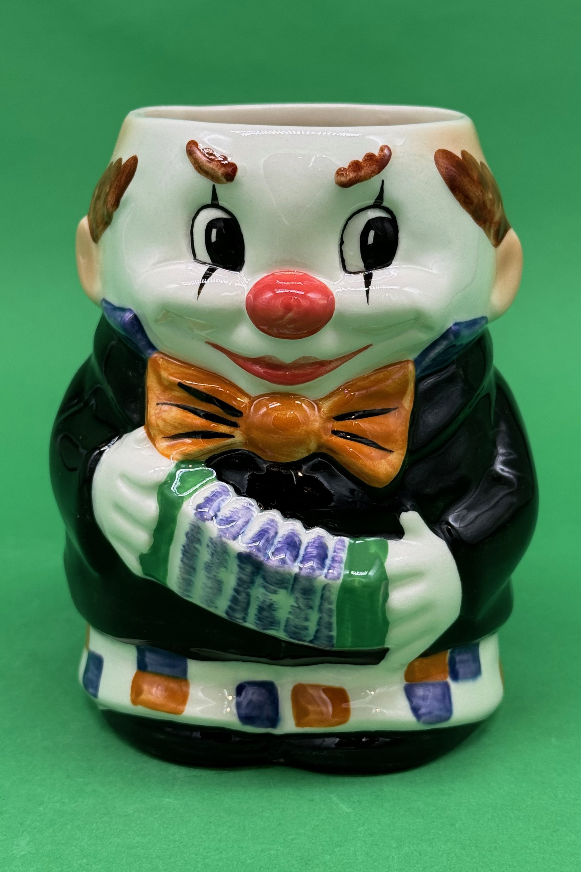 Clown with Concertina toby jug - Goebel circa 1975