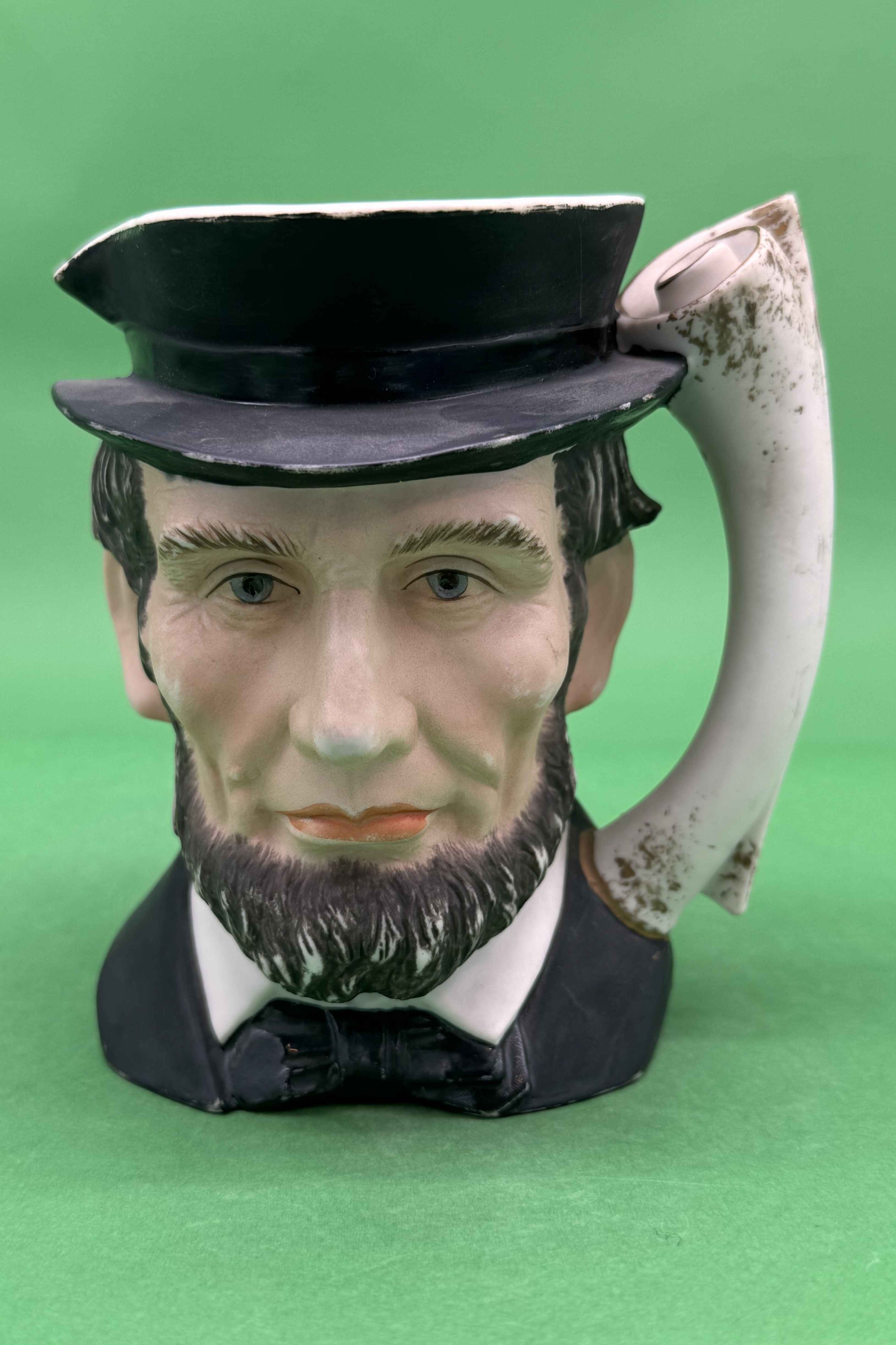 Abraham Lincoln character jug - Lefton China circa 1970