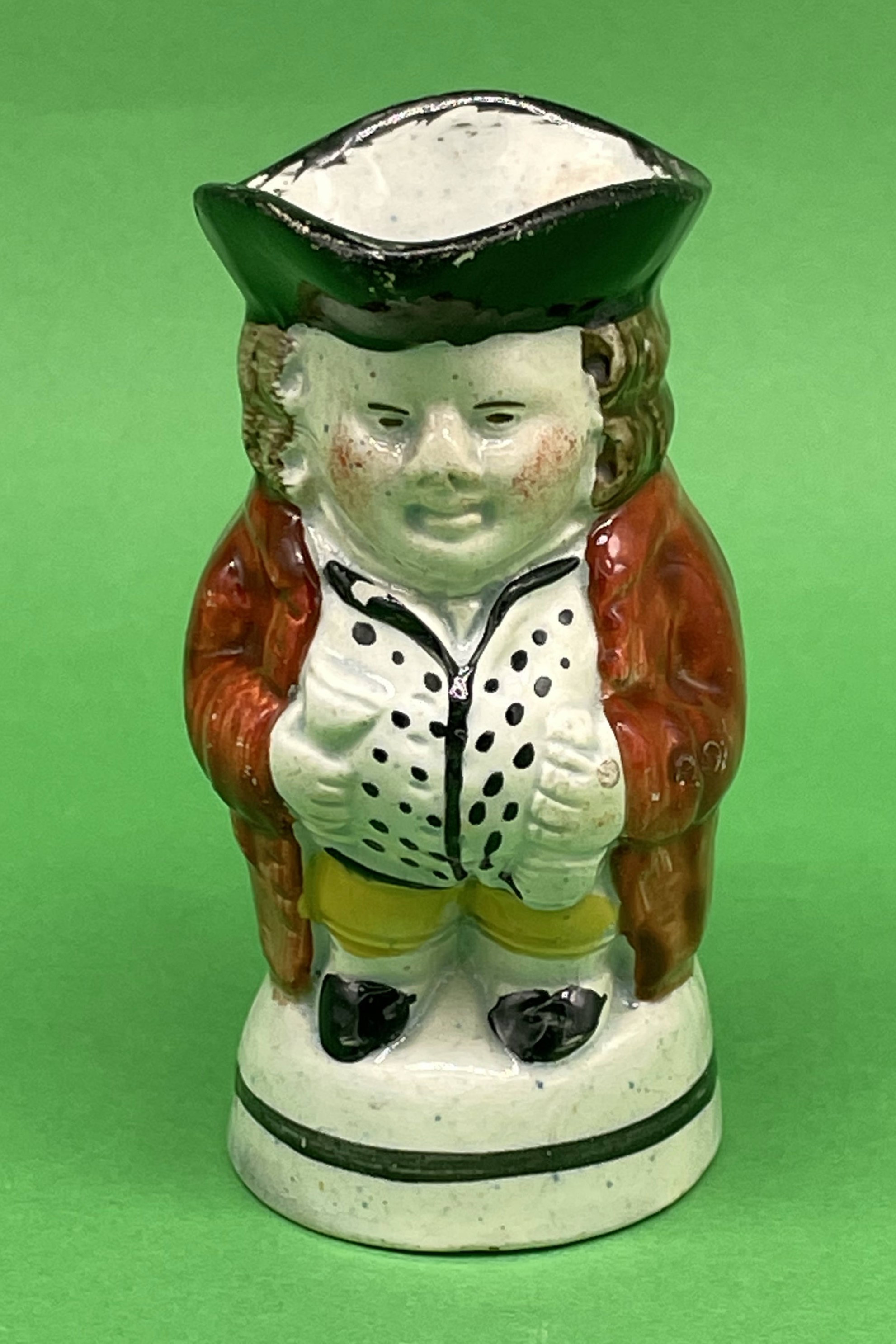 Standing Toby jug miniature - Staffordshire circa 1825