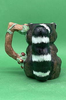 Raccoon toby jug - Franklin Mint 1987