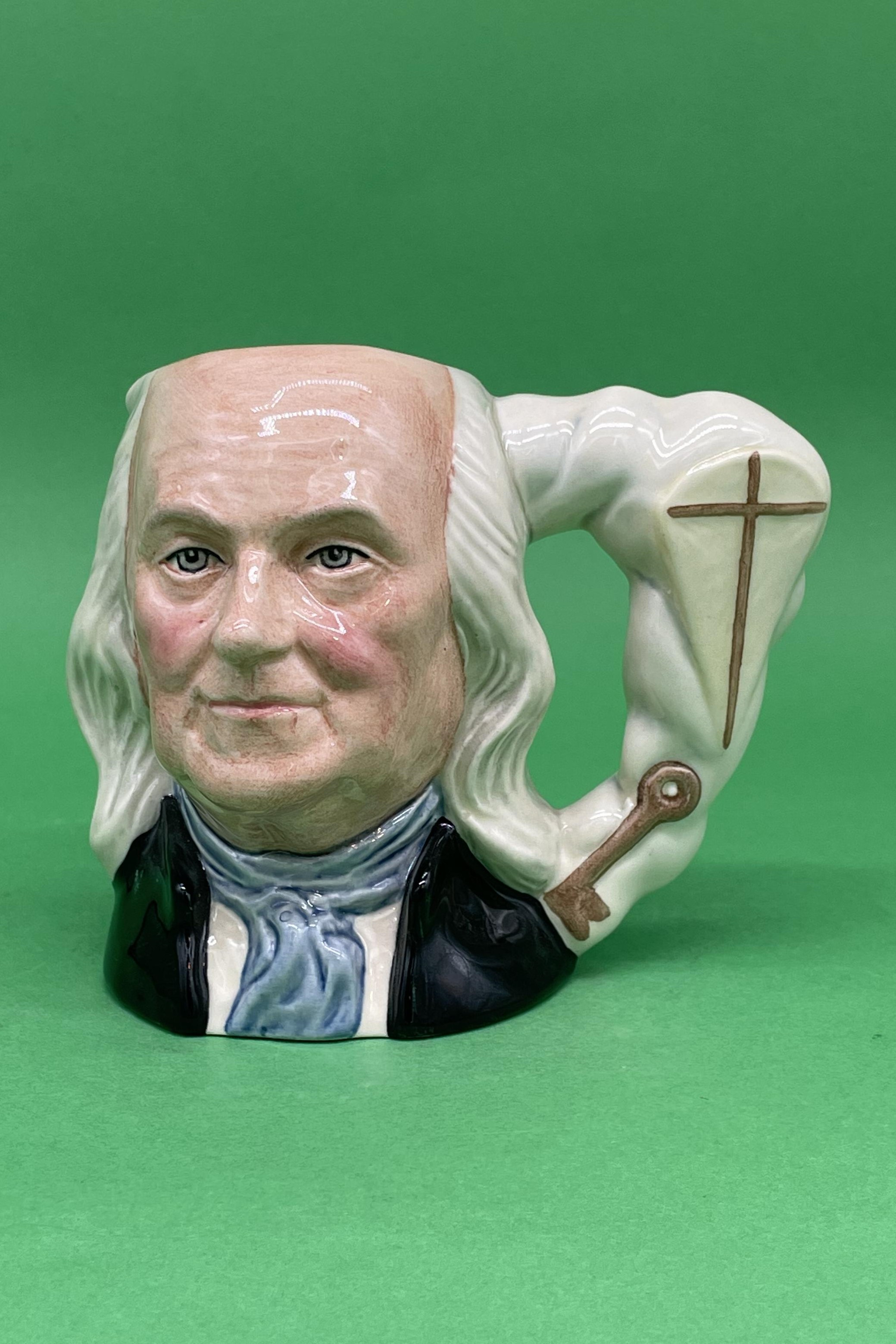 Benjamin Franklin character jug - Royal Doulton 1982-1989